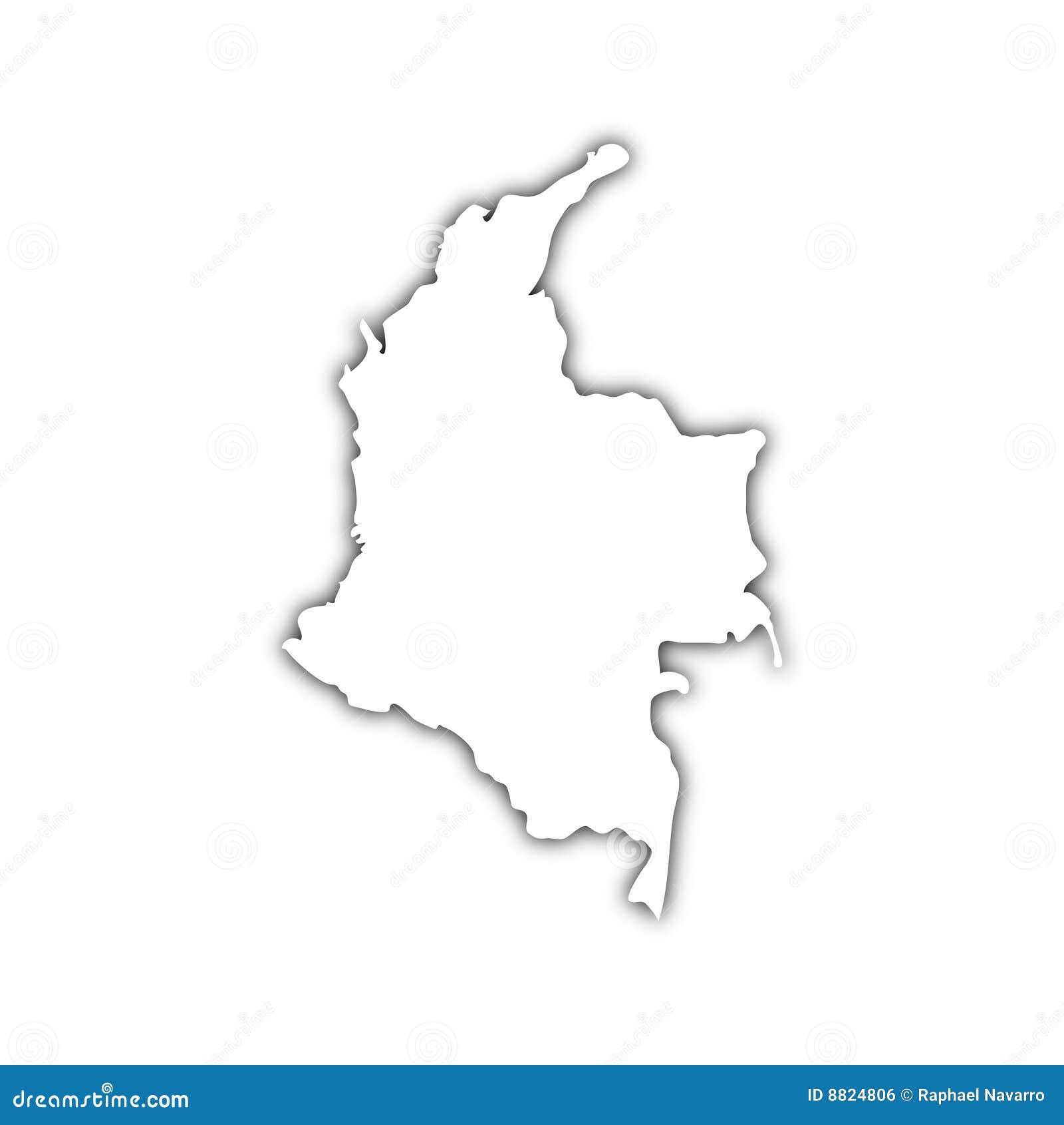 Columbia Map Outline