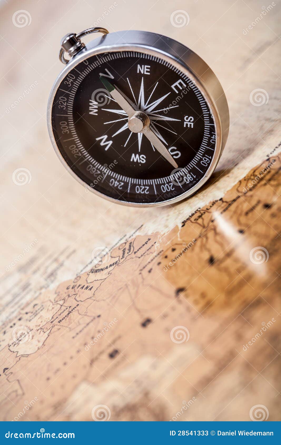 Map with Compass stock image. Image of north, compass - 28541333