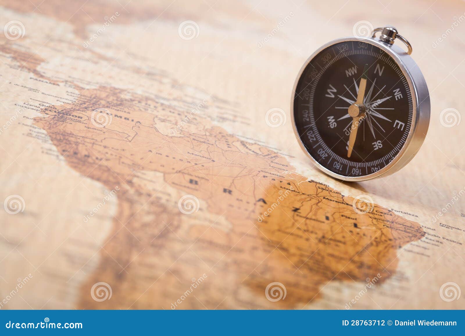 Map with Compass stock photo. Image of black, east, background - 28763712
