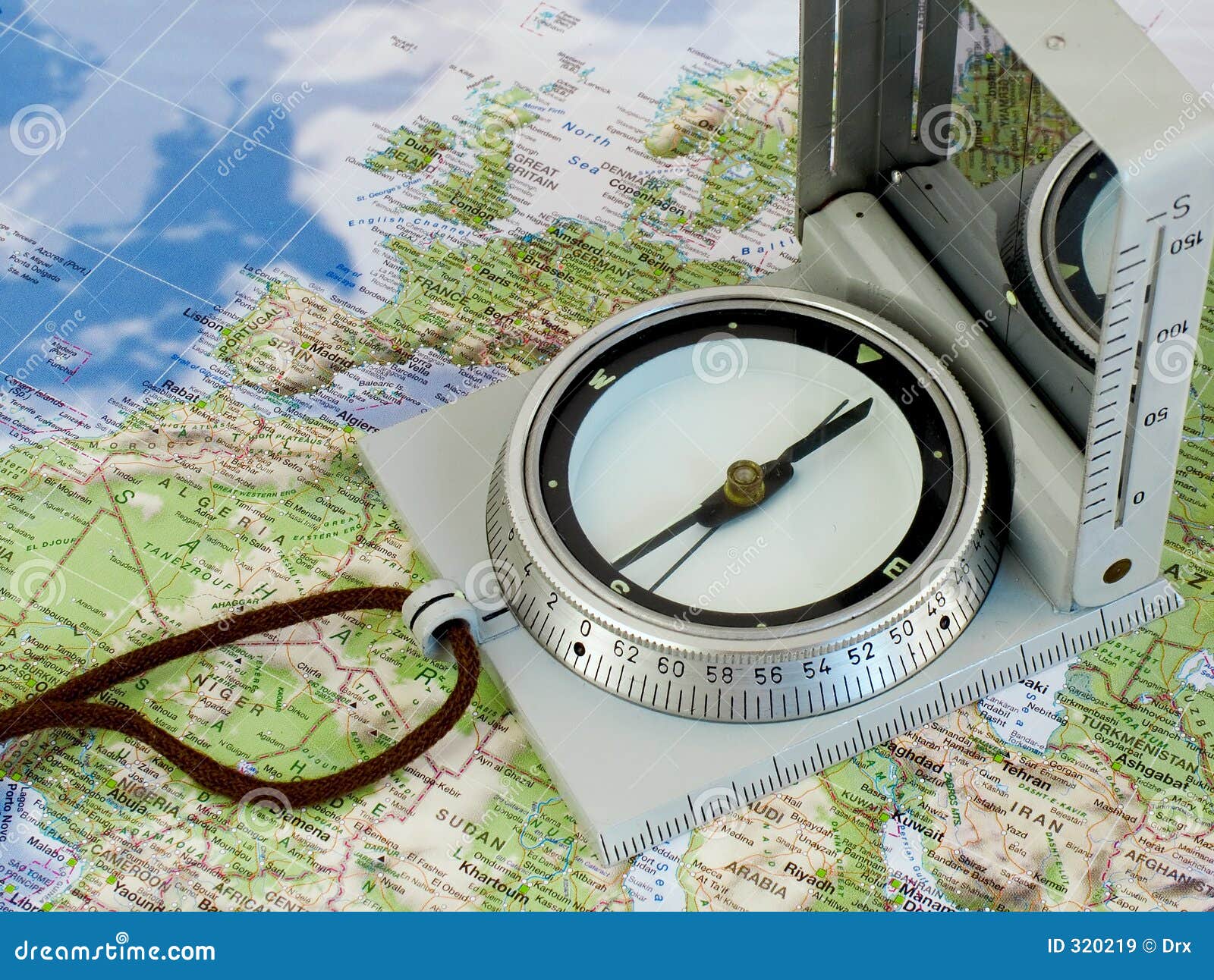 Map compass stock image. Image of trip, traveling, compasses - 320219