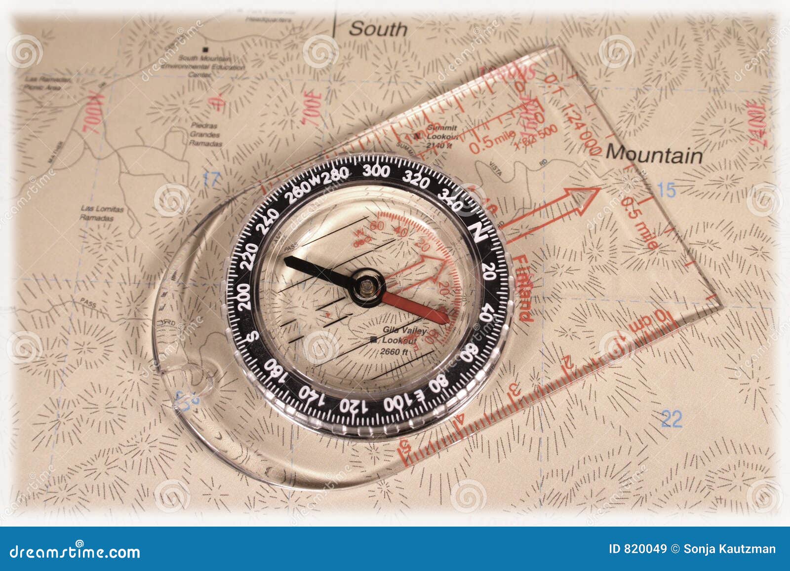 Map compass stock image. Image of plat, mile, relief, distance - 820049