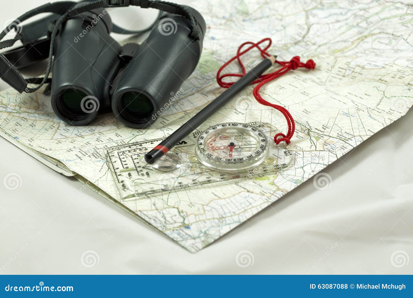 Map and compass stock photo. Image of walking, grid, west - 63087088