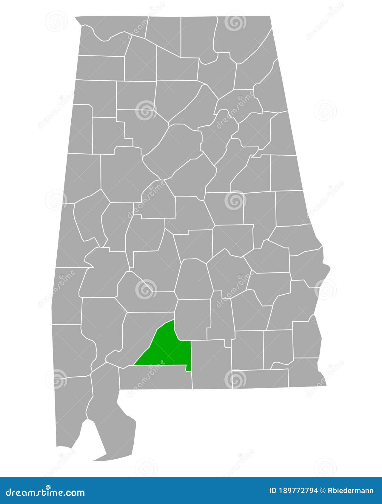 Map of Conecuh in Alabama stock vector. Illustration of county - 189772794