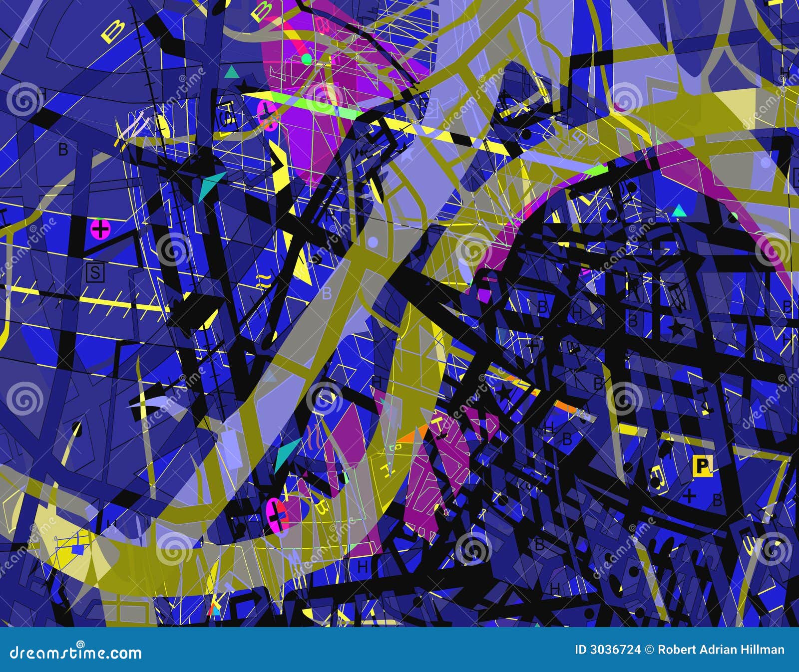 Map confusion stock illustration. Illustration of guide - 3036724