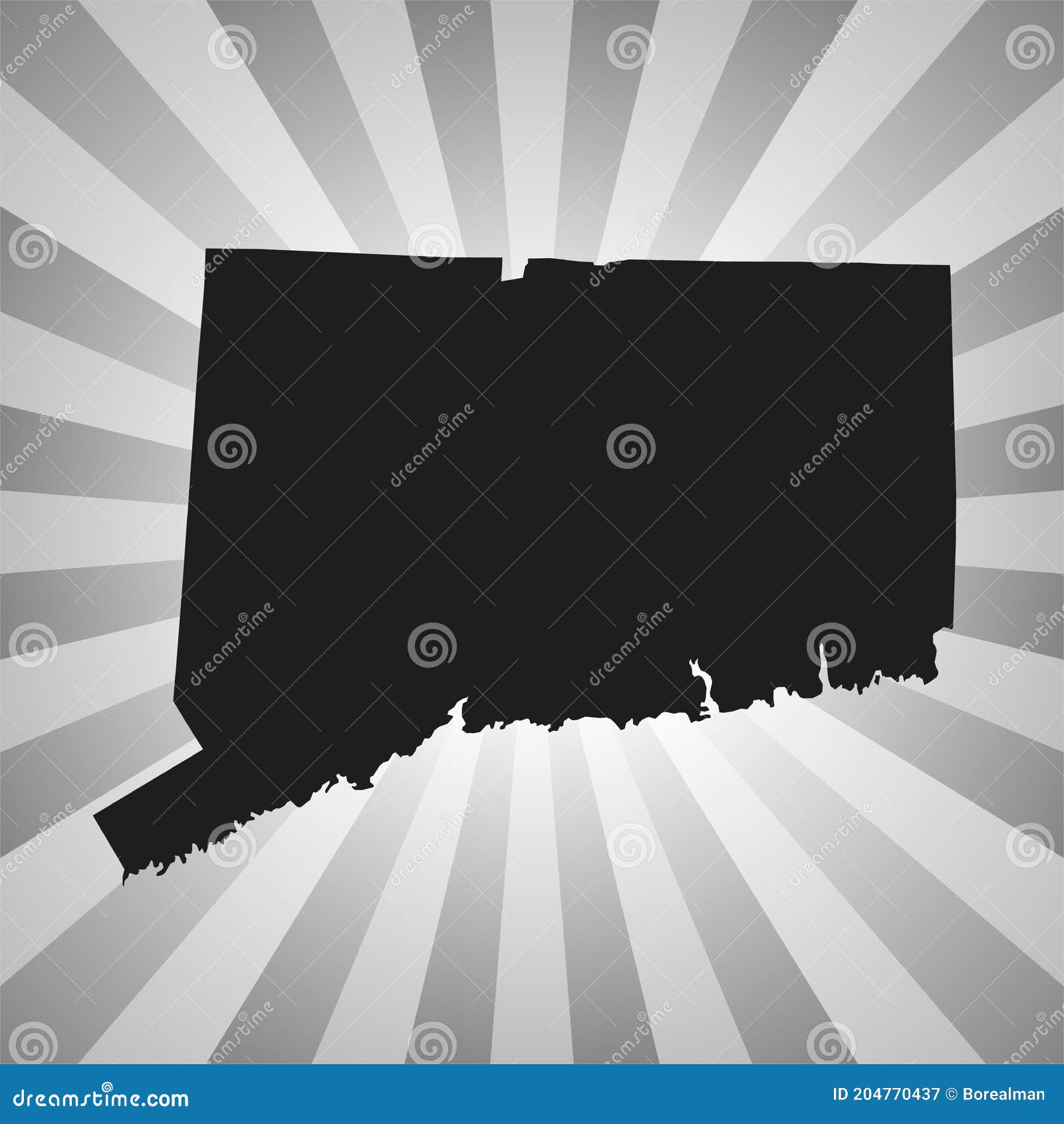 Map of the Connecticut stock vector. Illustration of abstract - 204770437