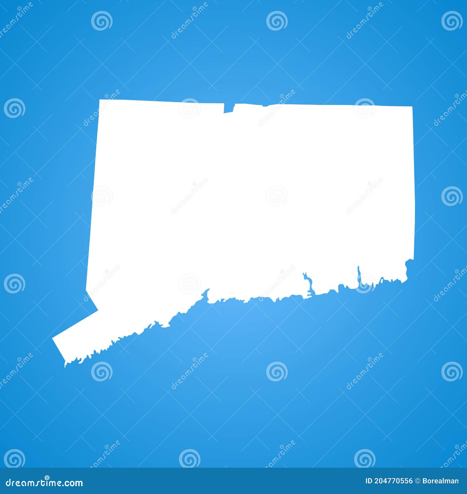 Map of the Connecticut stock vector. Illustration of design - 204770556