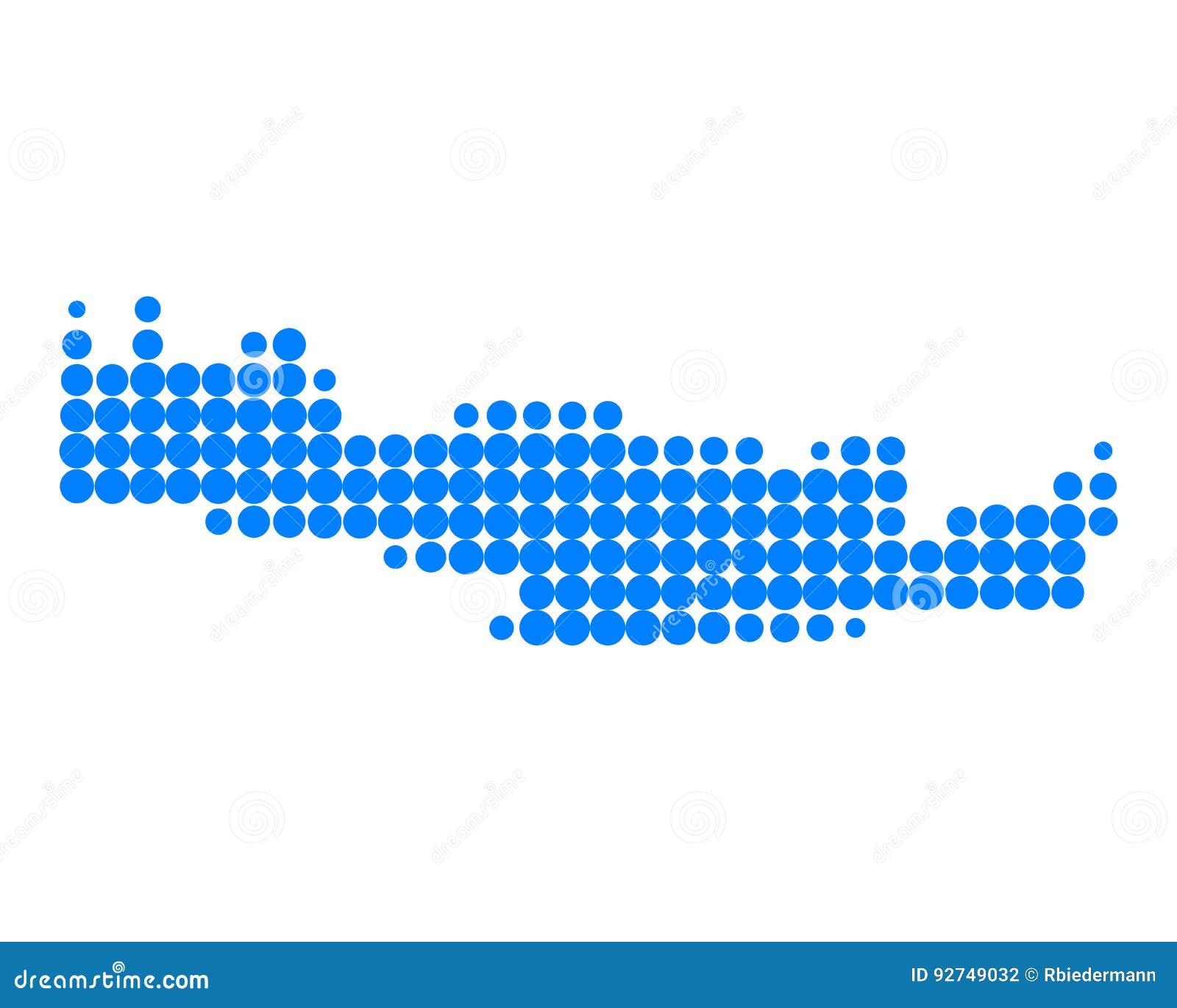 Map of Crete stock vector. Illustration of dots, pattern - 92749032