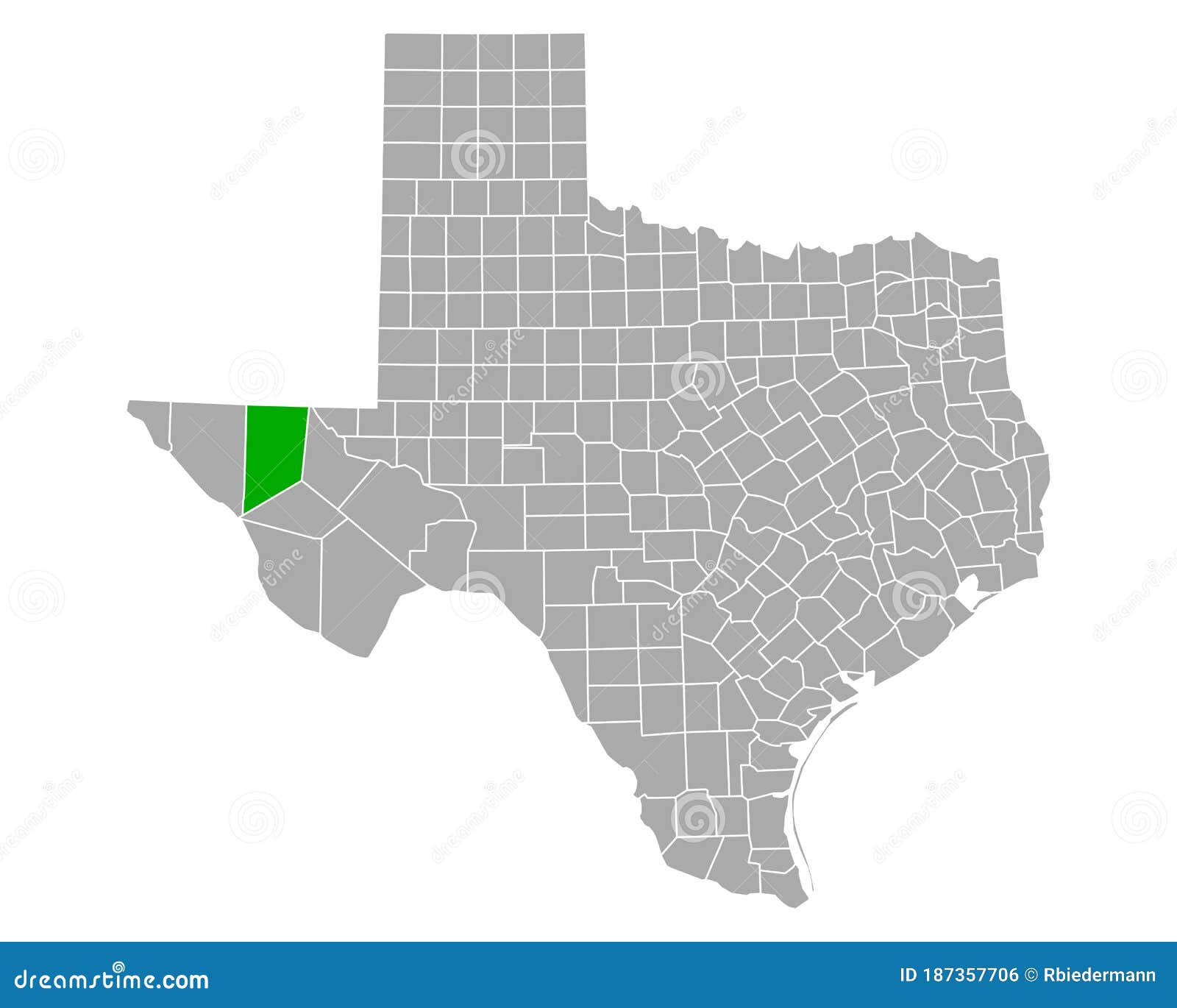 Map of Culberson in Texas stock vector. Illustration of culberson ...