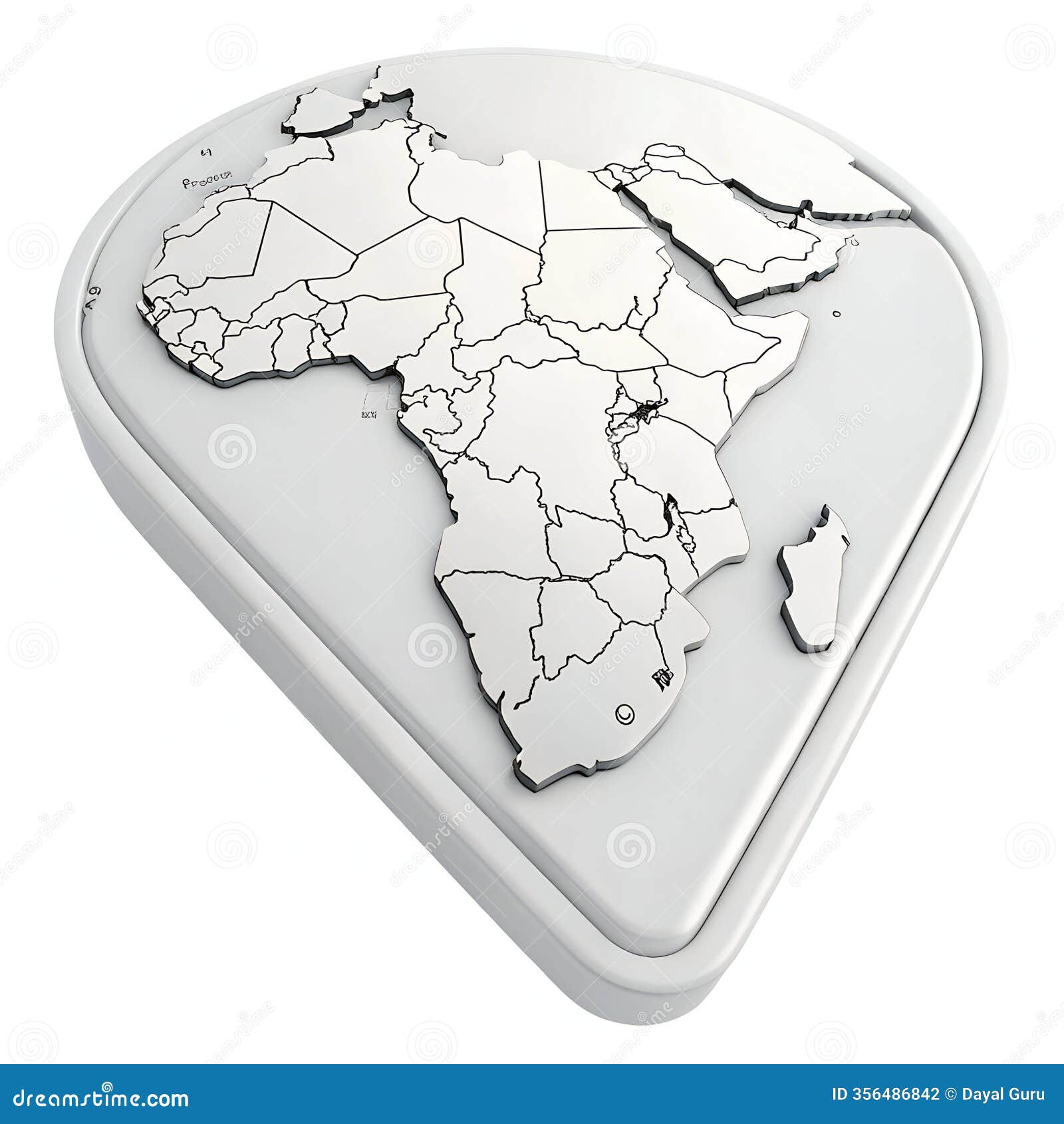 Cartographer Exploring 3d Topography On Interactive Tablet In Dark Room ...