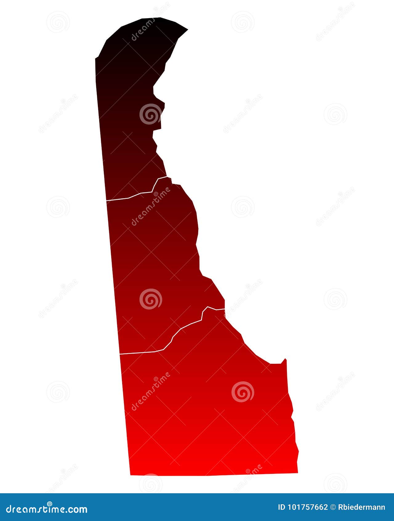Map of Delaware stock vector. Illustration of delaware - 101757662