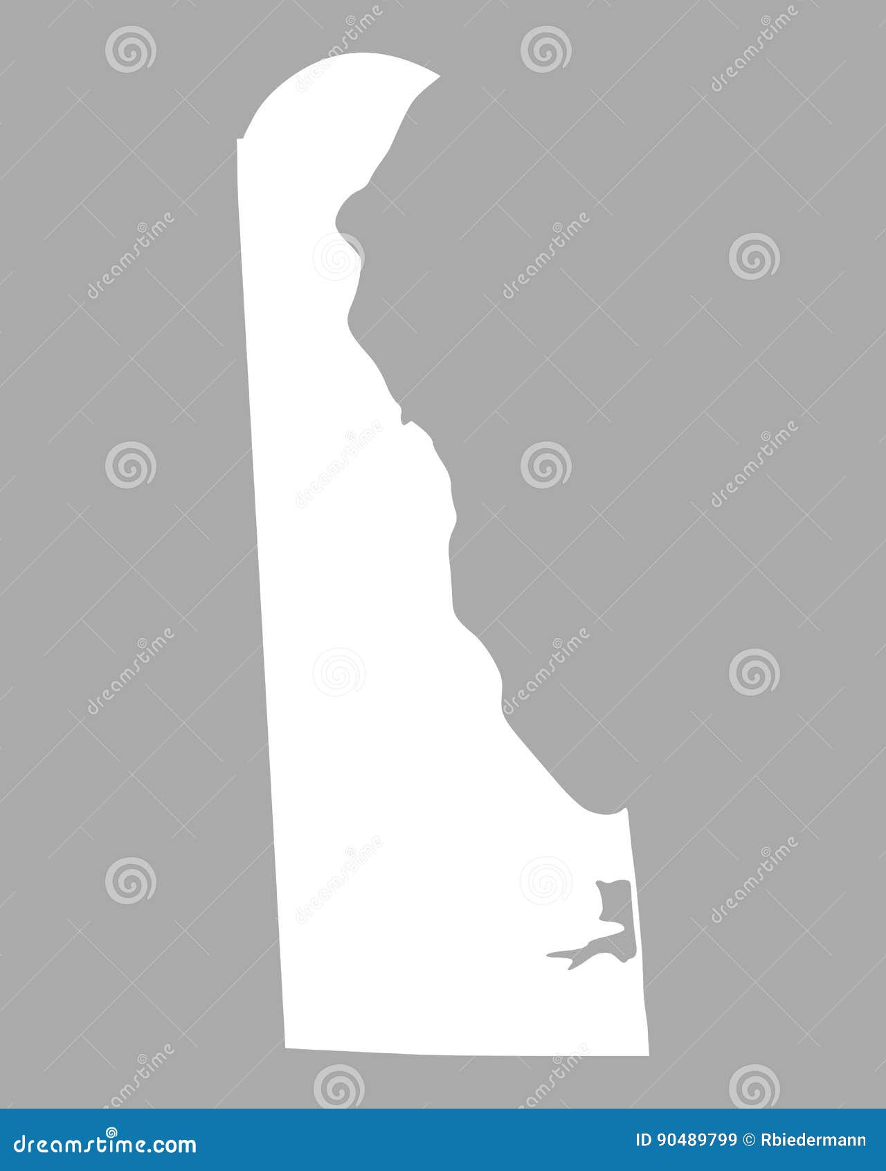 Map of Delaware stock vector. Illustration of state, vector - 90489799