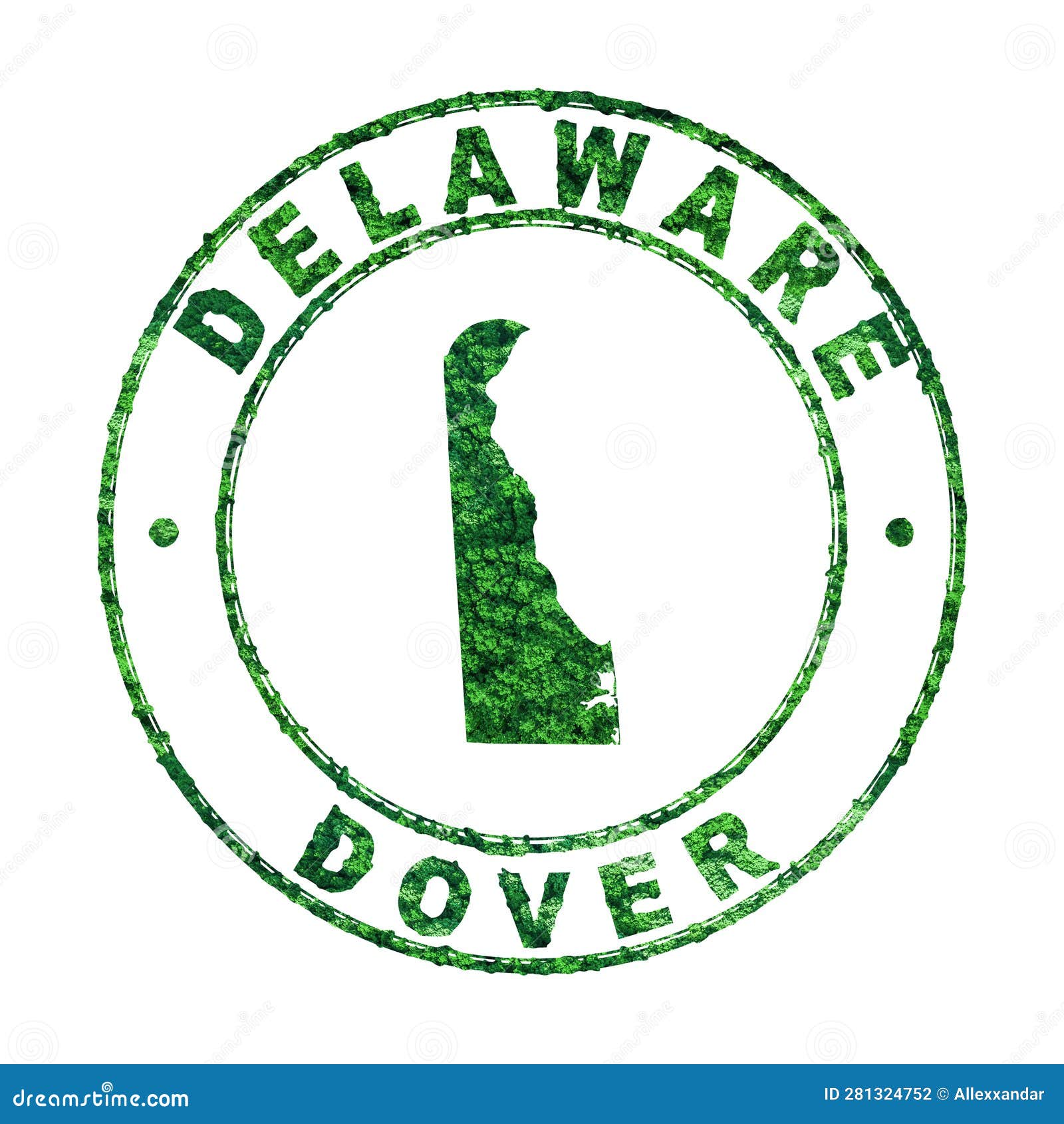 Map of Delaware, Postal Stamp, Sustainable Development, CO2 Emission ...