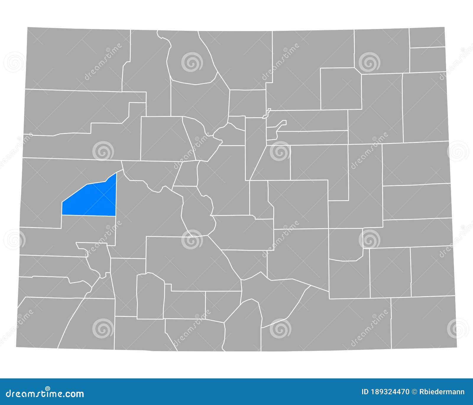 Map of Delta in Colorado stock vector. Illustration of travel - 189324470