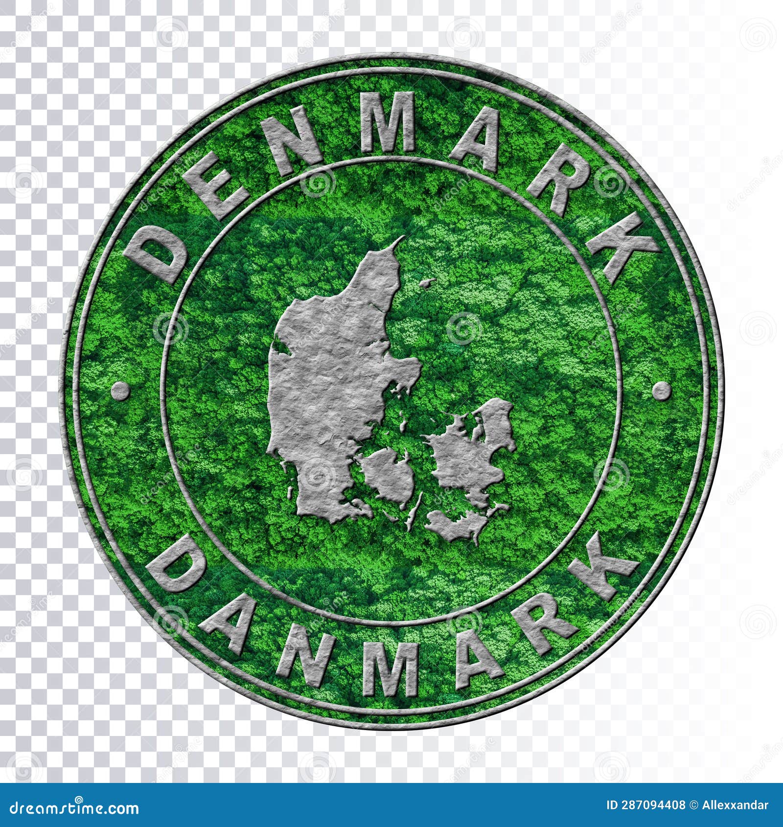 Map of Denmark, Environment Concept, Co2 Emission Concept Stock Photo ...