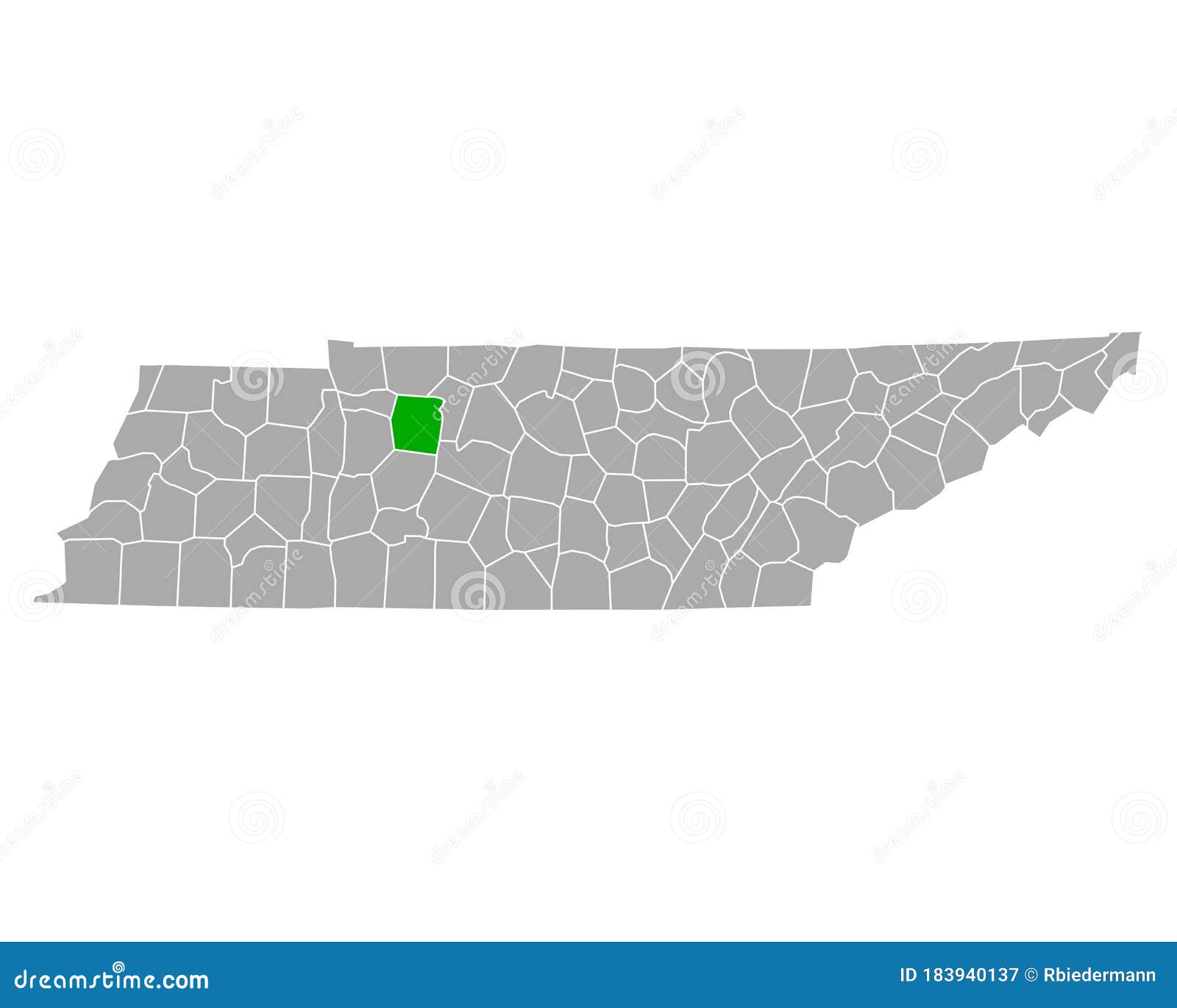 Map of Dickson in Tennessee Stock Vector - Illustration of cartography ...