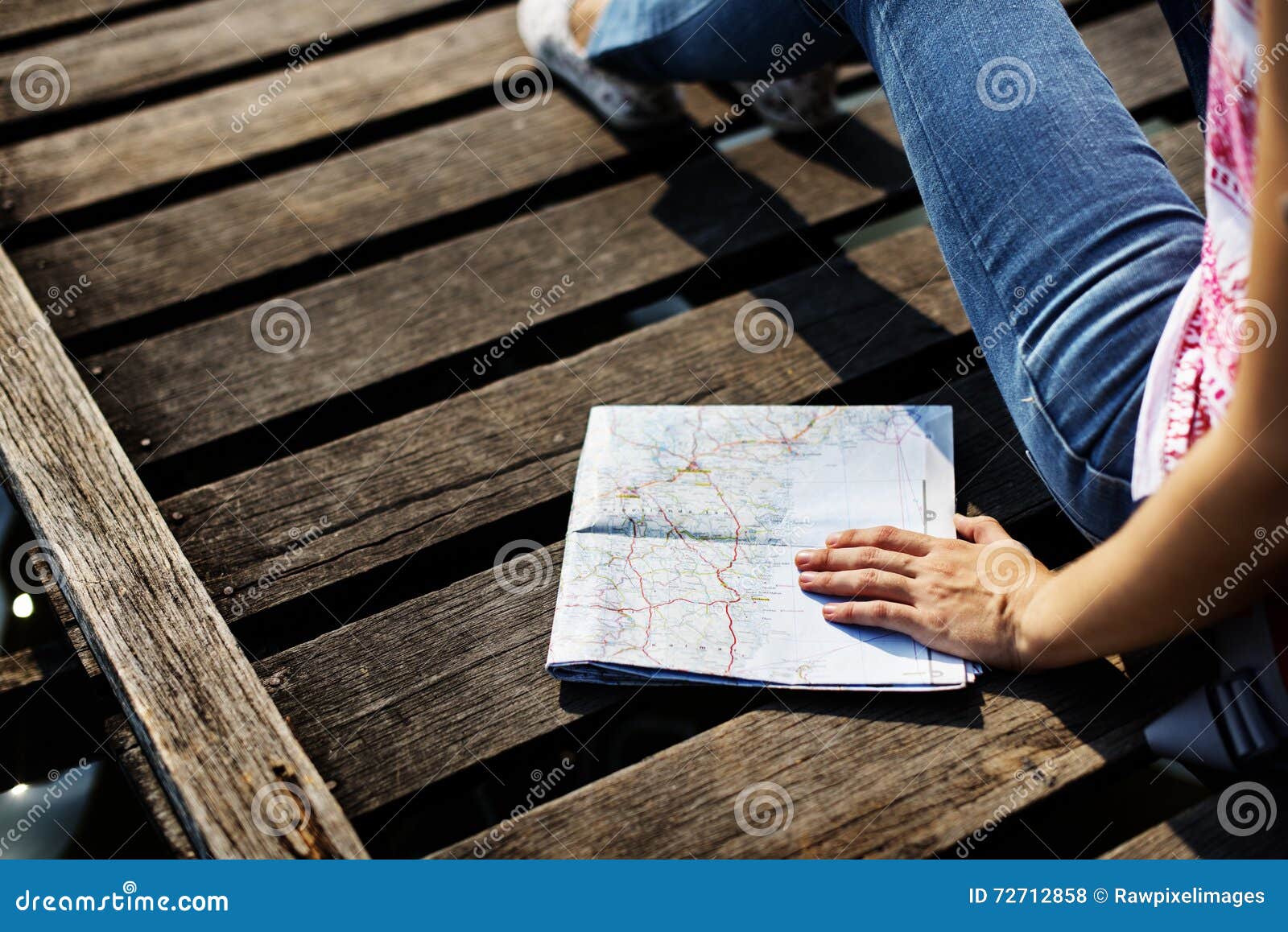 Map Direction Journey Wanderlust Explore Route Concept Stock Photo ...