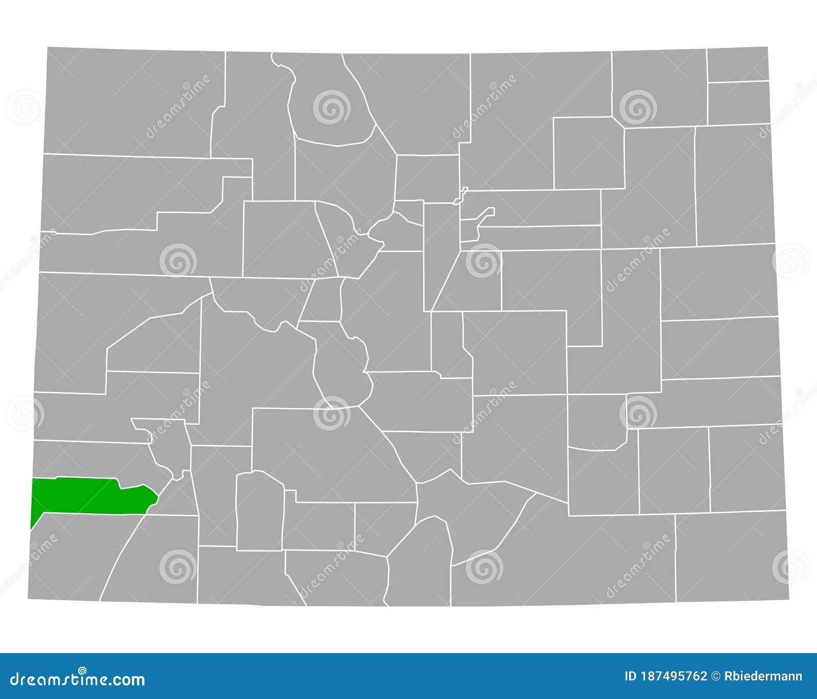 Map of Dolores in Colorado stock vector. Illustration of contour ...