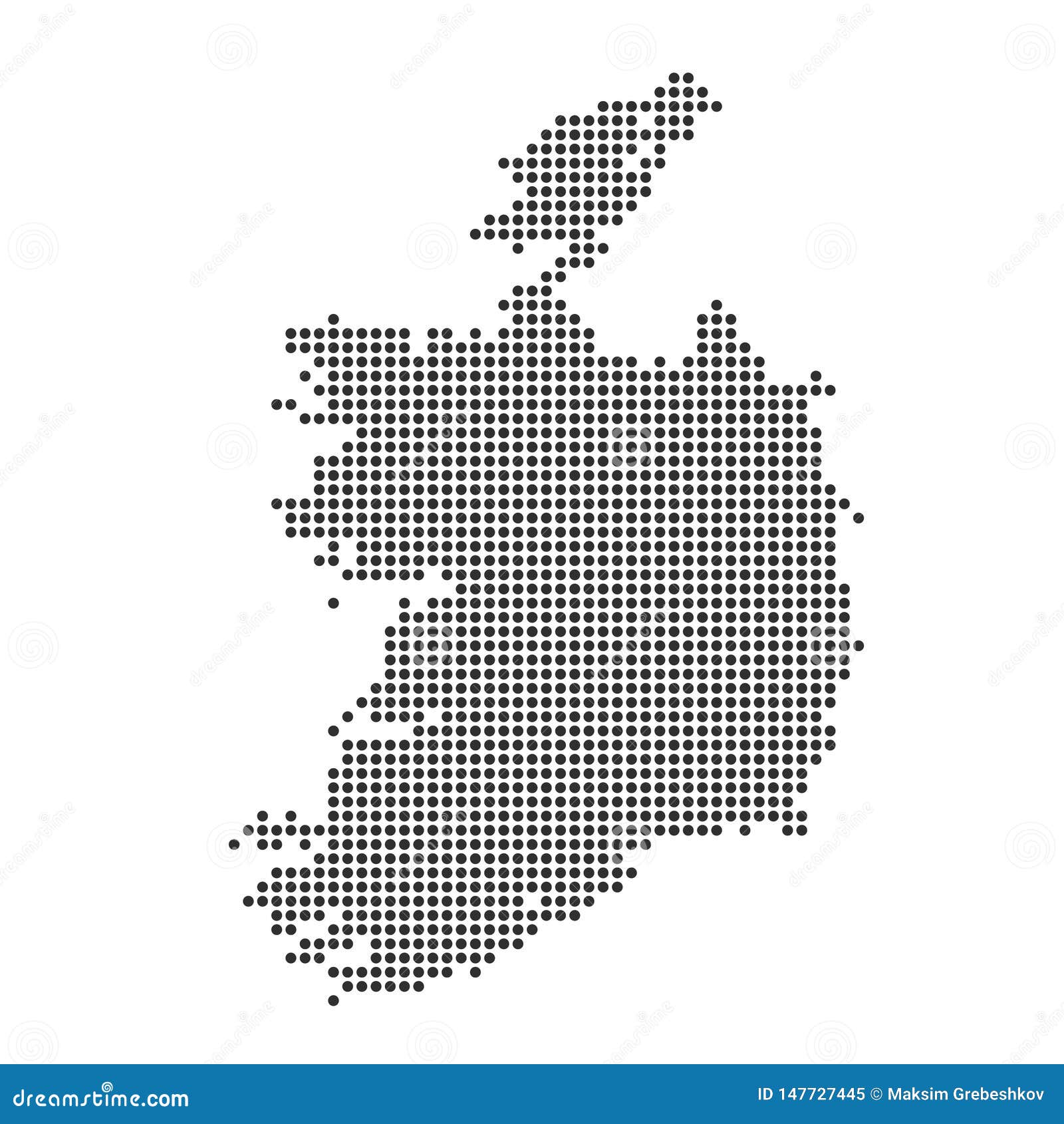 Map with dot stock illustration. Illustration of concept - 147727445