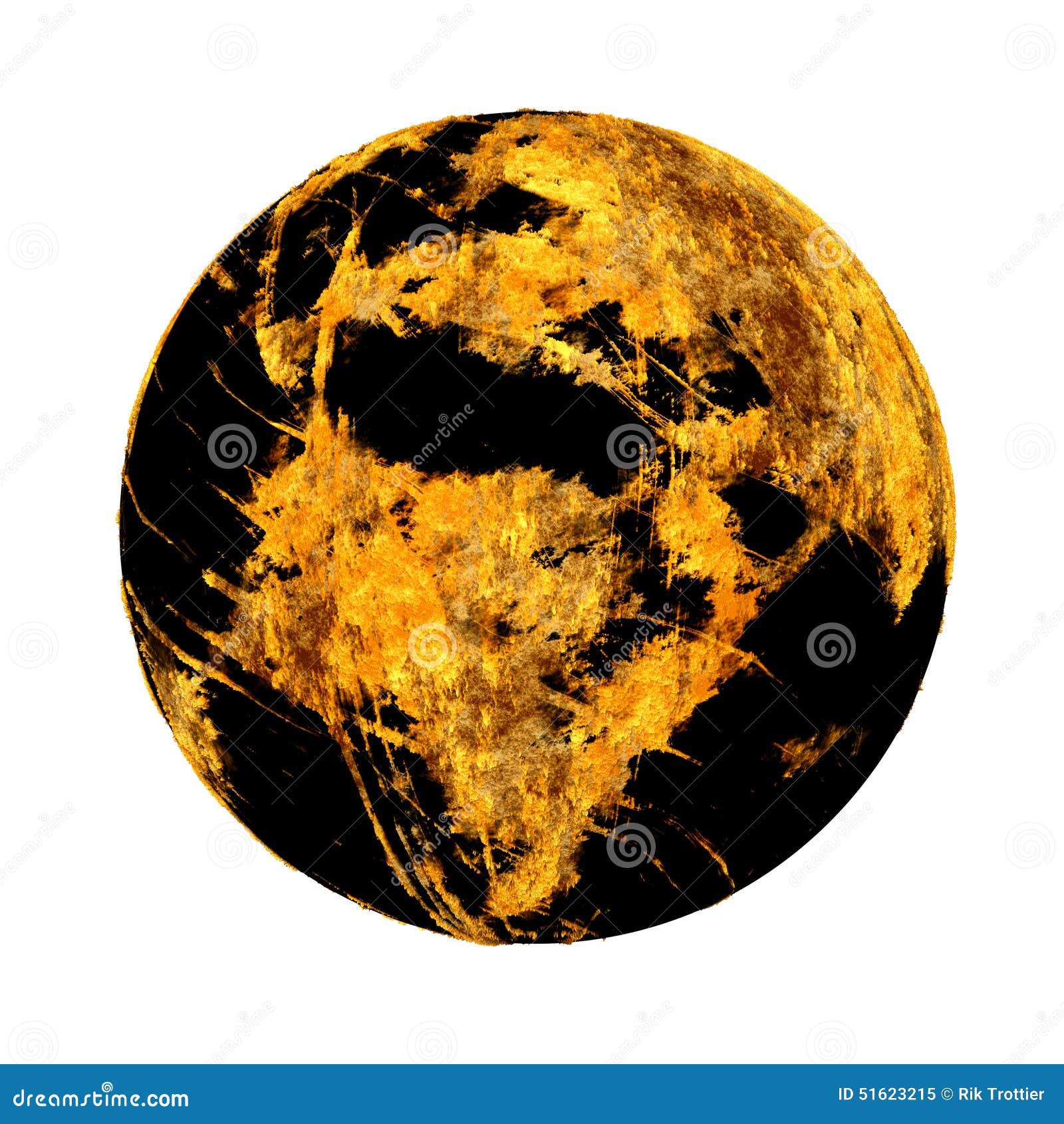 Corroded Globe of the Earth Stock Illustration - Illustration of ...