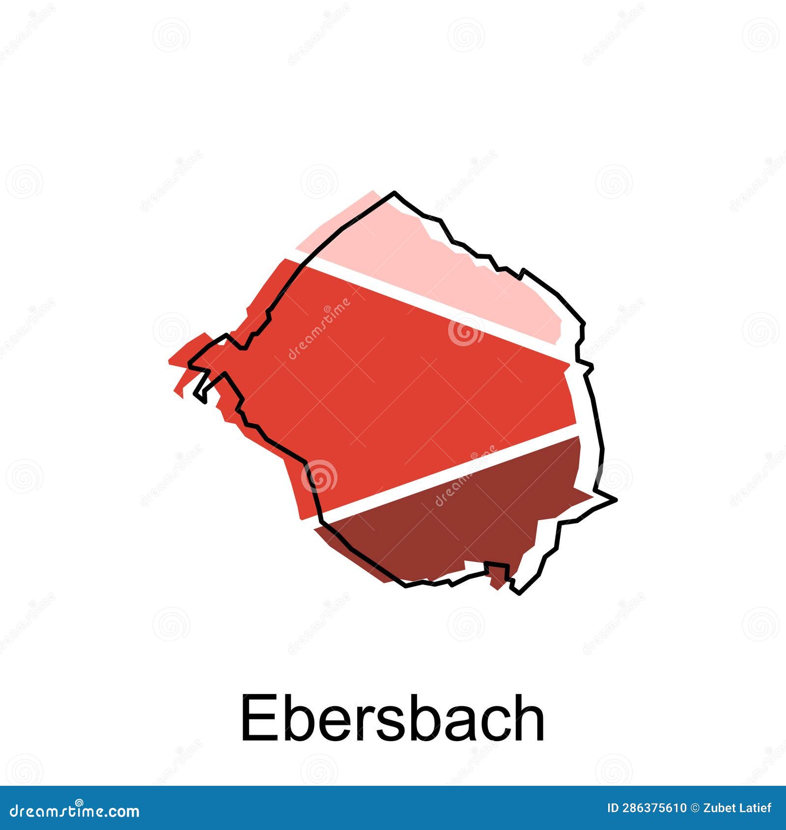 Map Of Ebersbach National Borders, Important Cities, World Map Country ...