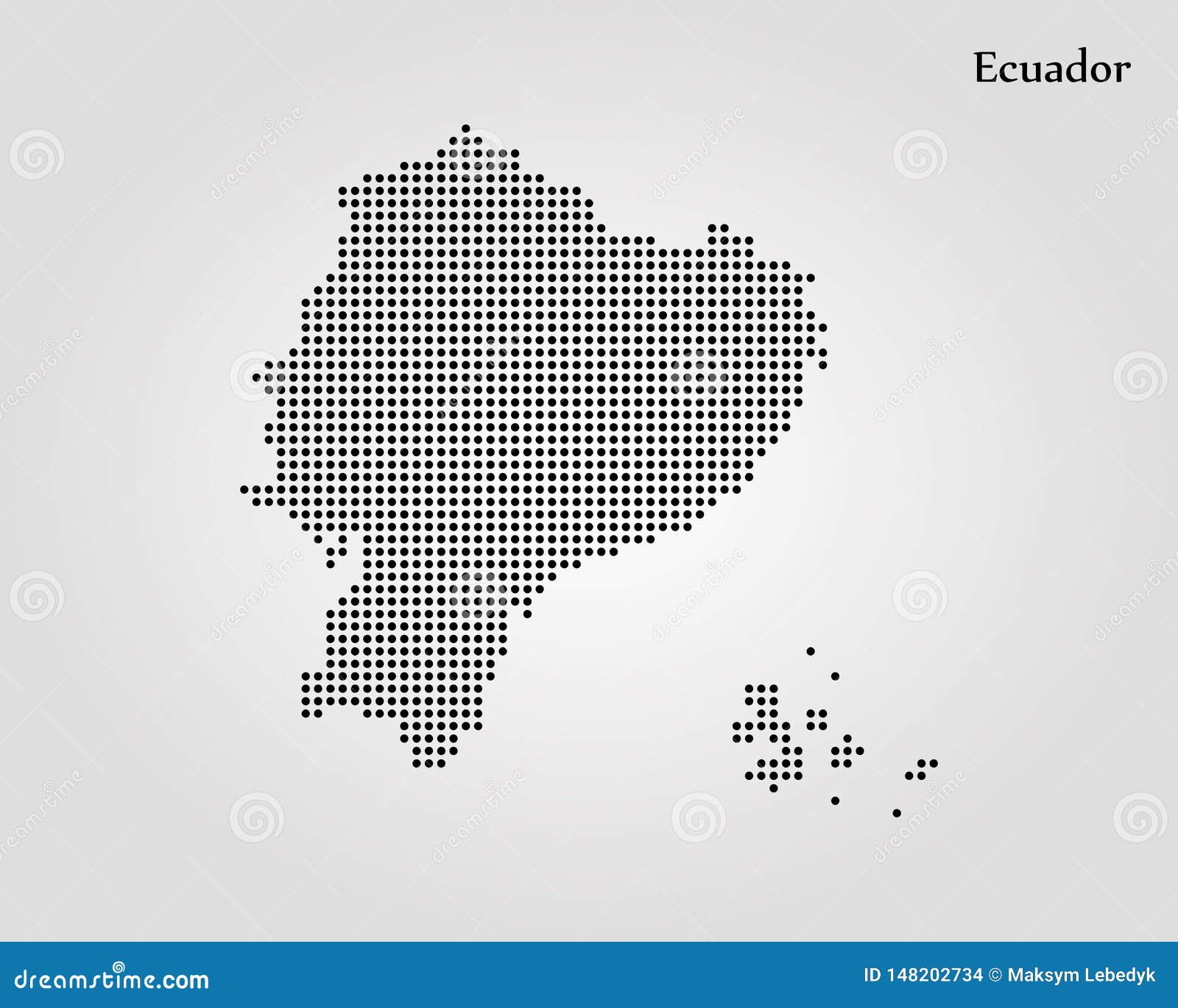 Map of Ecuador. Vector Illustration. World Map Stock Illustration ...