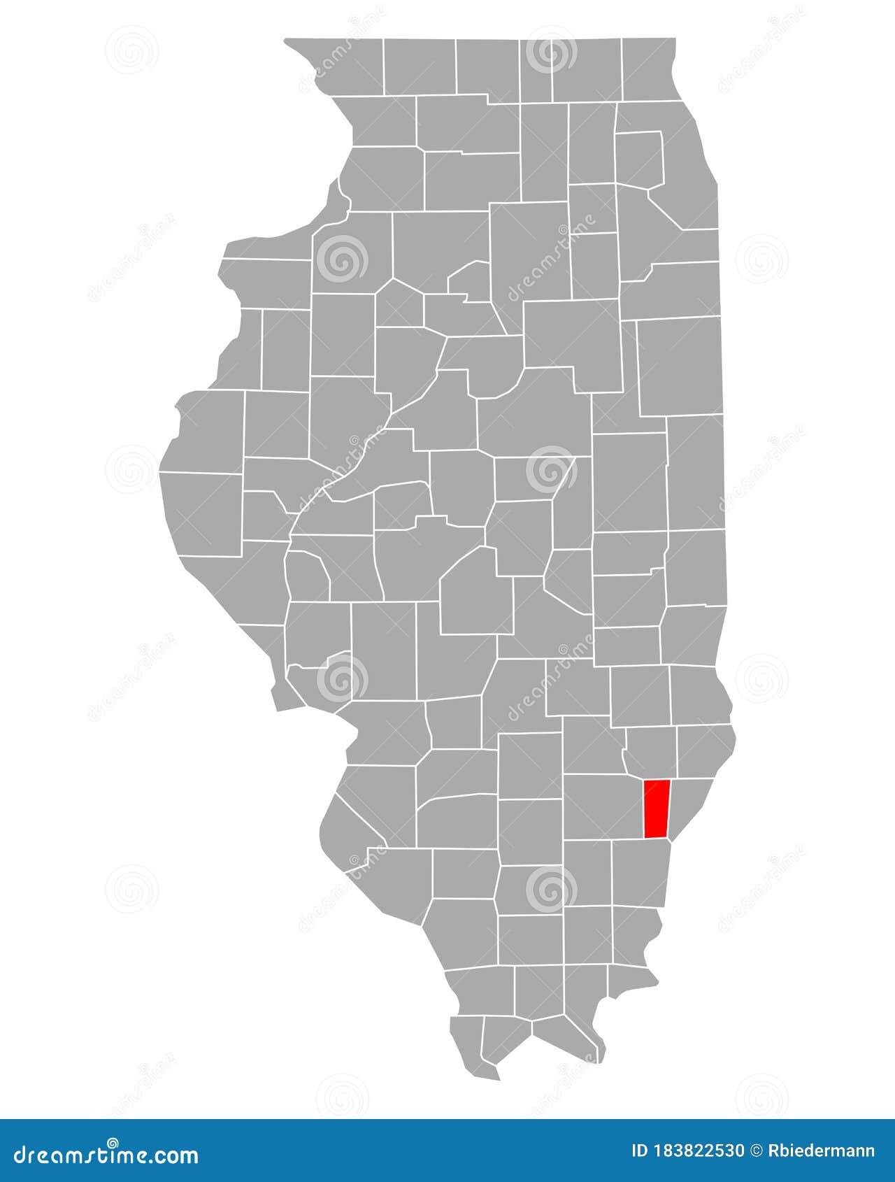 Map Of Edwards In Illinois Cartoon Vector | CartoonDealer.com #183940195