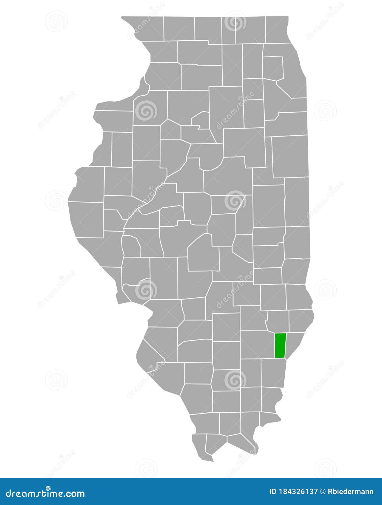 Map Of Edwards In Illinois Cartoon Vector | CartoonDealer.com #183940195