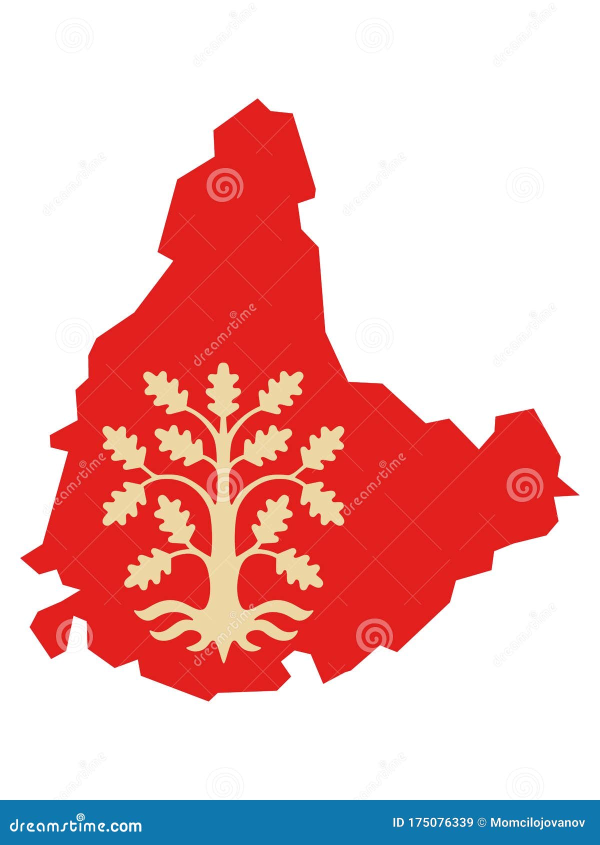 Map with Embedded Coat of Arms of Agder Stock Vector - Illustration of ...