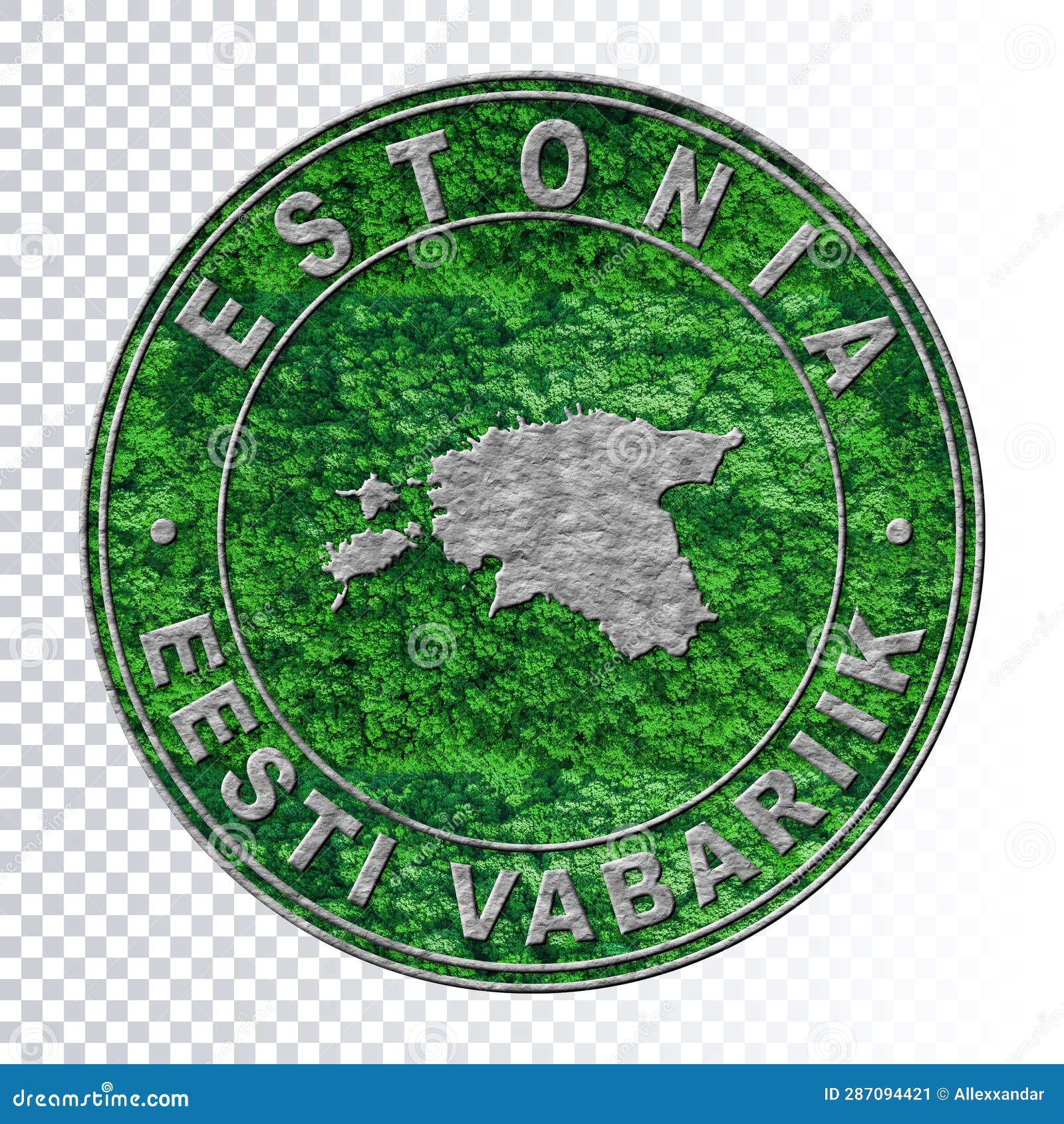 Map of Estonia, Environment Concept, Co2 Emission Concept Stock ...