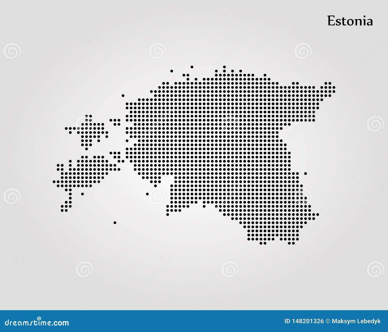 Map of Estonia. Vector Illustration. World Map Stock Illustration ...