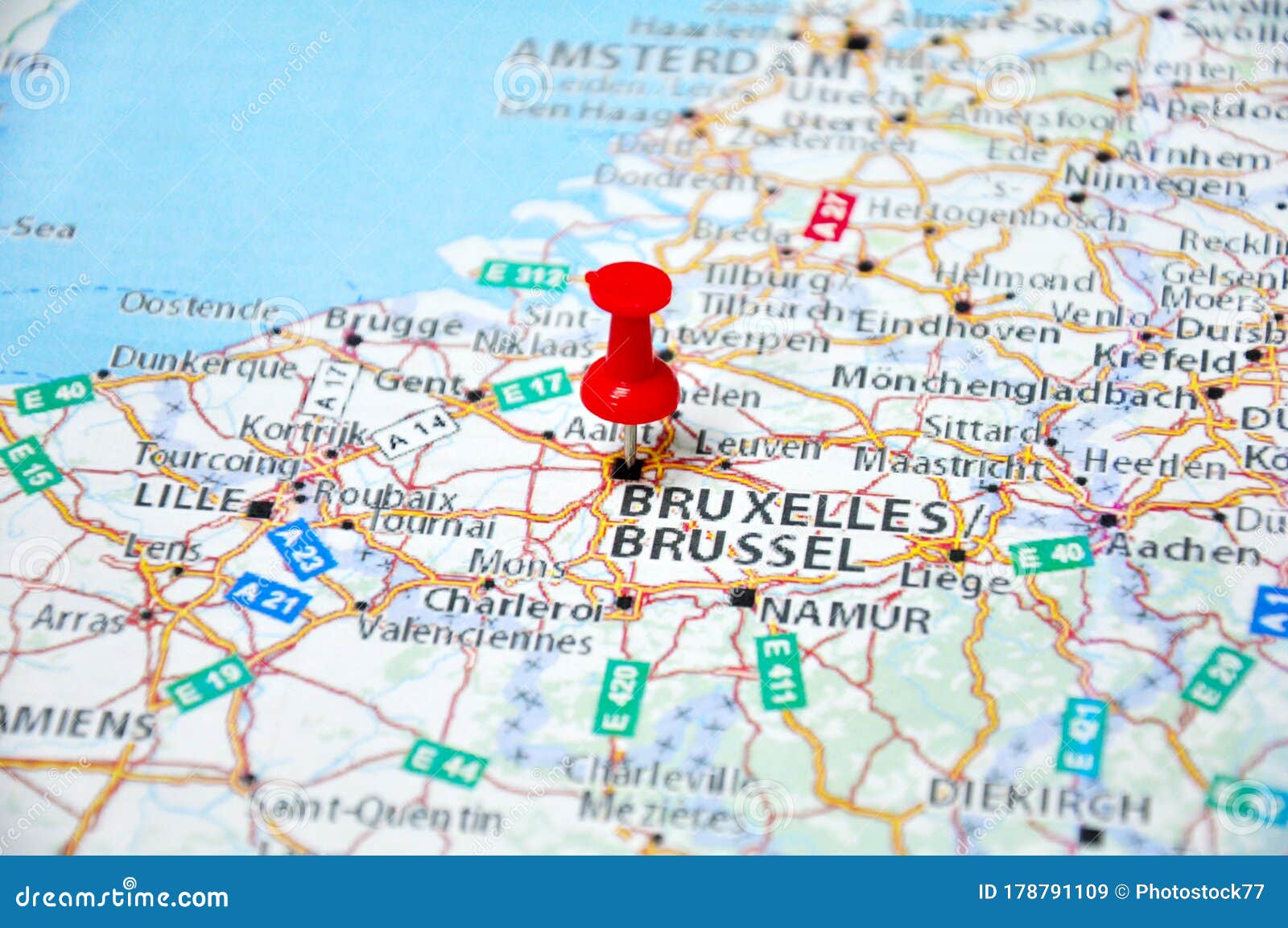 Bruxelles Map Europe