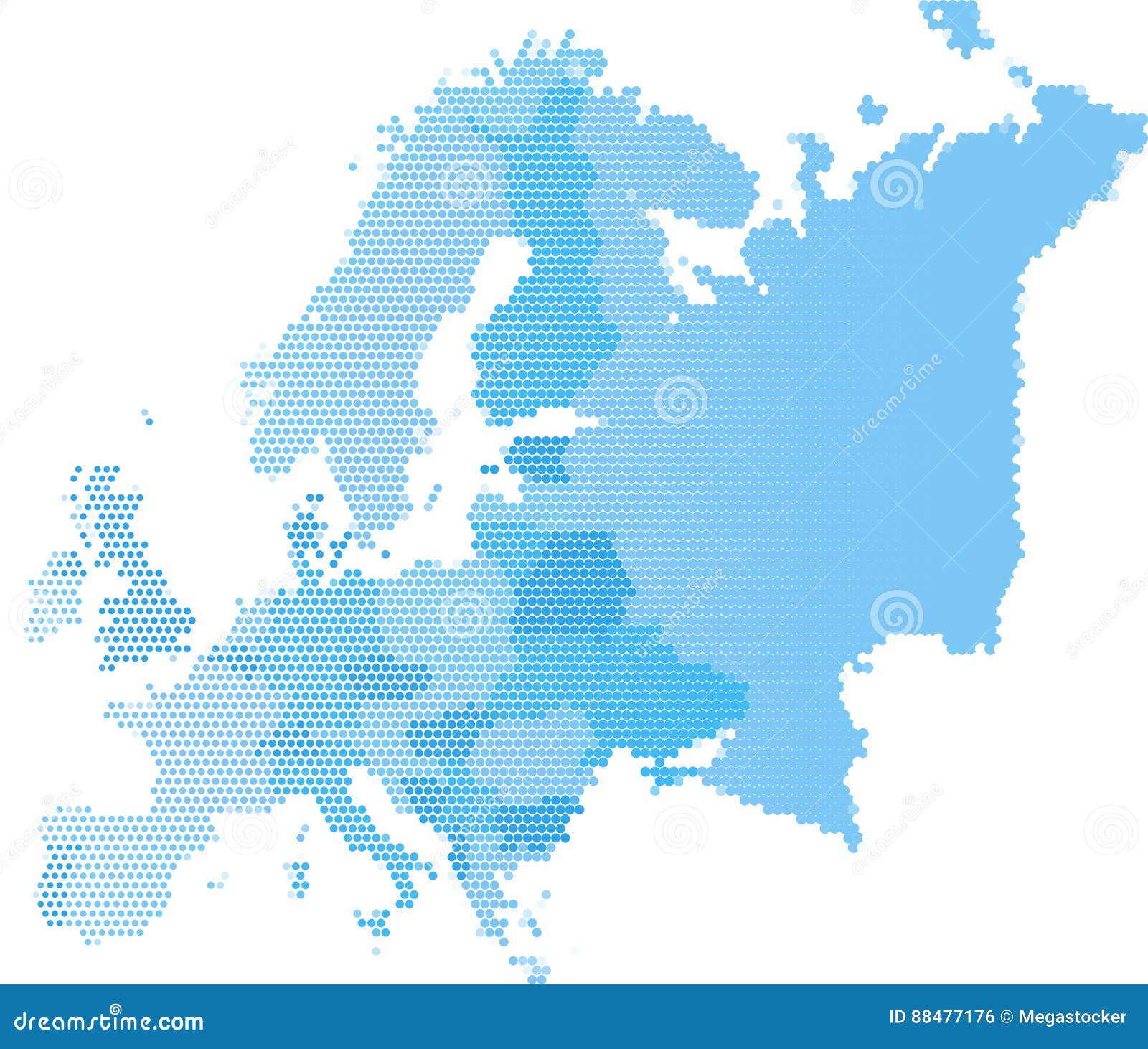 Map of Europe, Vector Illustration Stock Vector - Illustration of ...