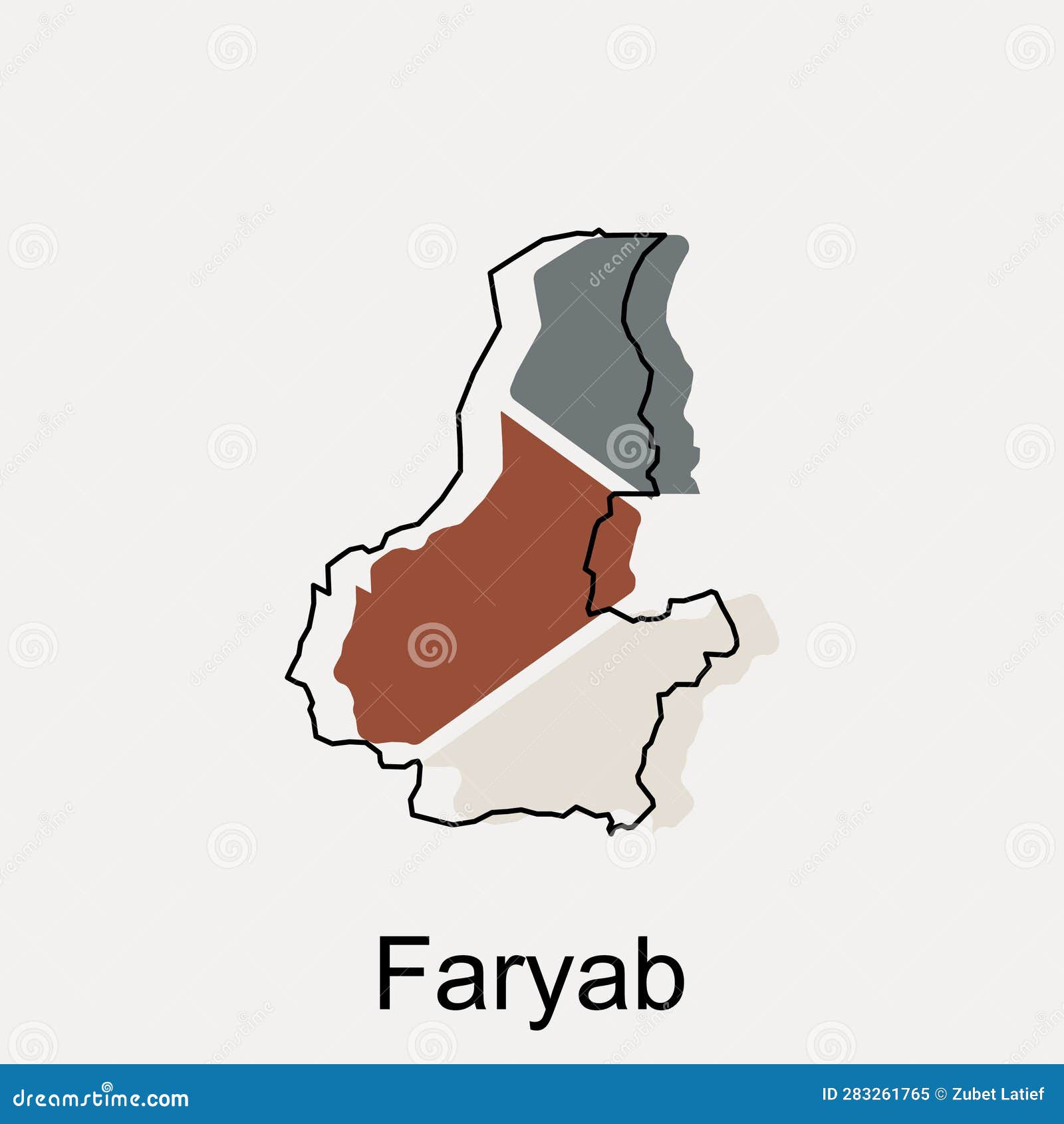 Map of Faryab Modern Geometric Logo, Abstract, Designs Concept, Logo ...