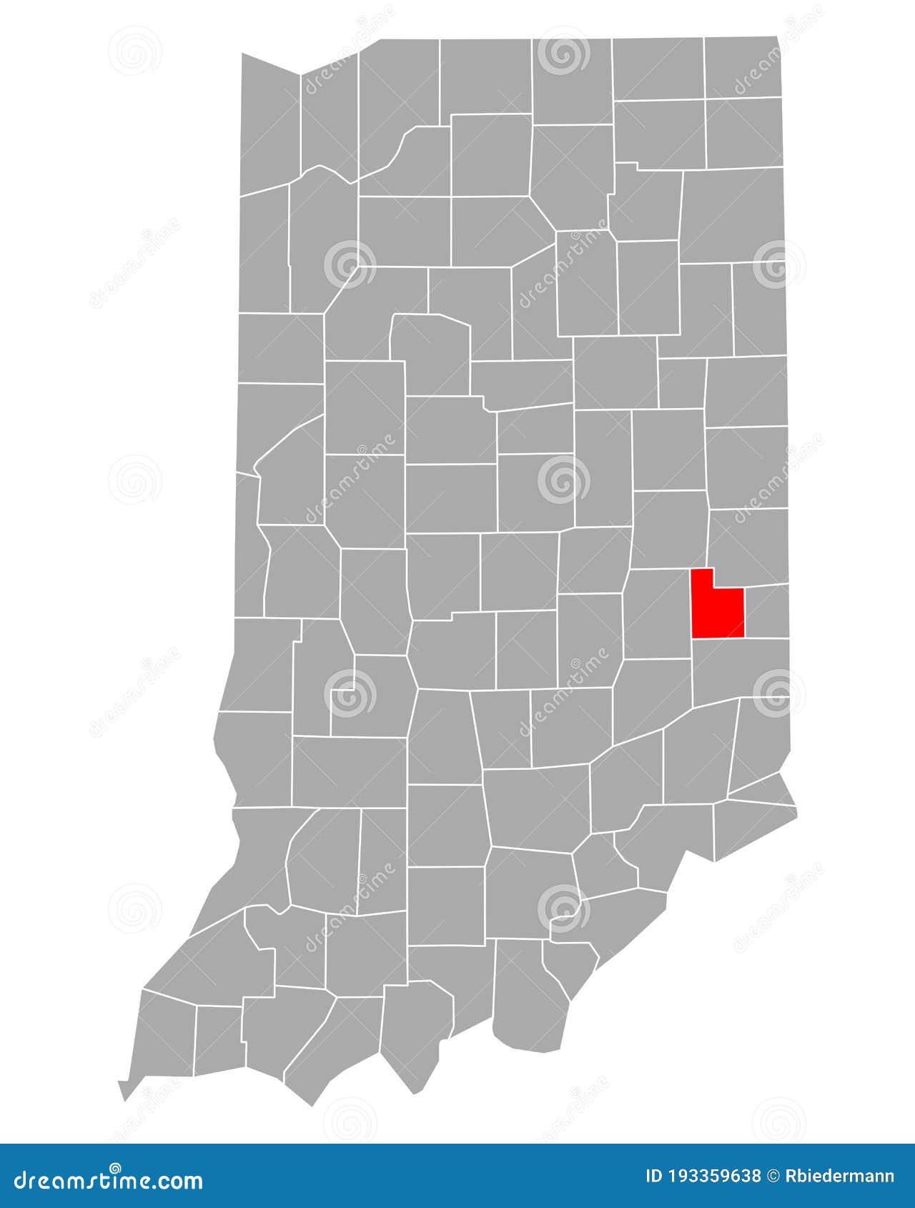 Map of Fayette in Indiana stock vector. Illustration of fayette - 193359638