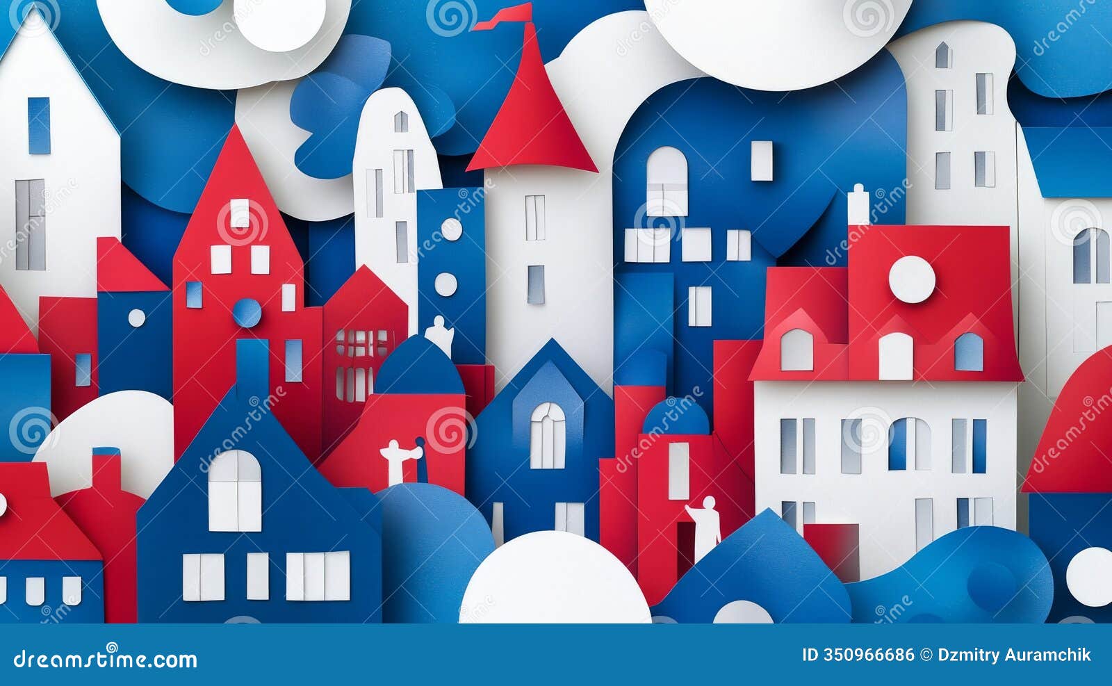 The Map Features Basic Geometric Shapes and Open Spaces, Presented in a ...