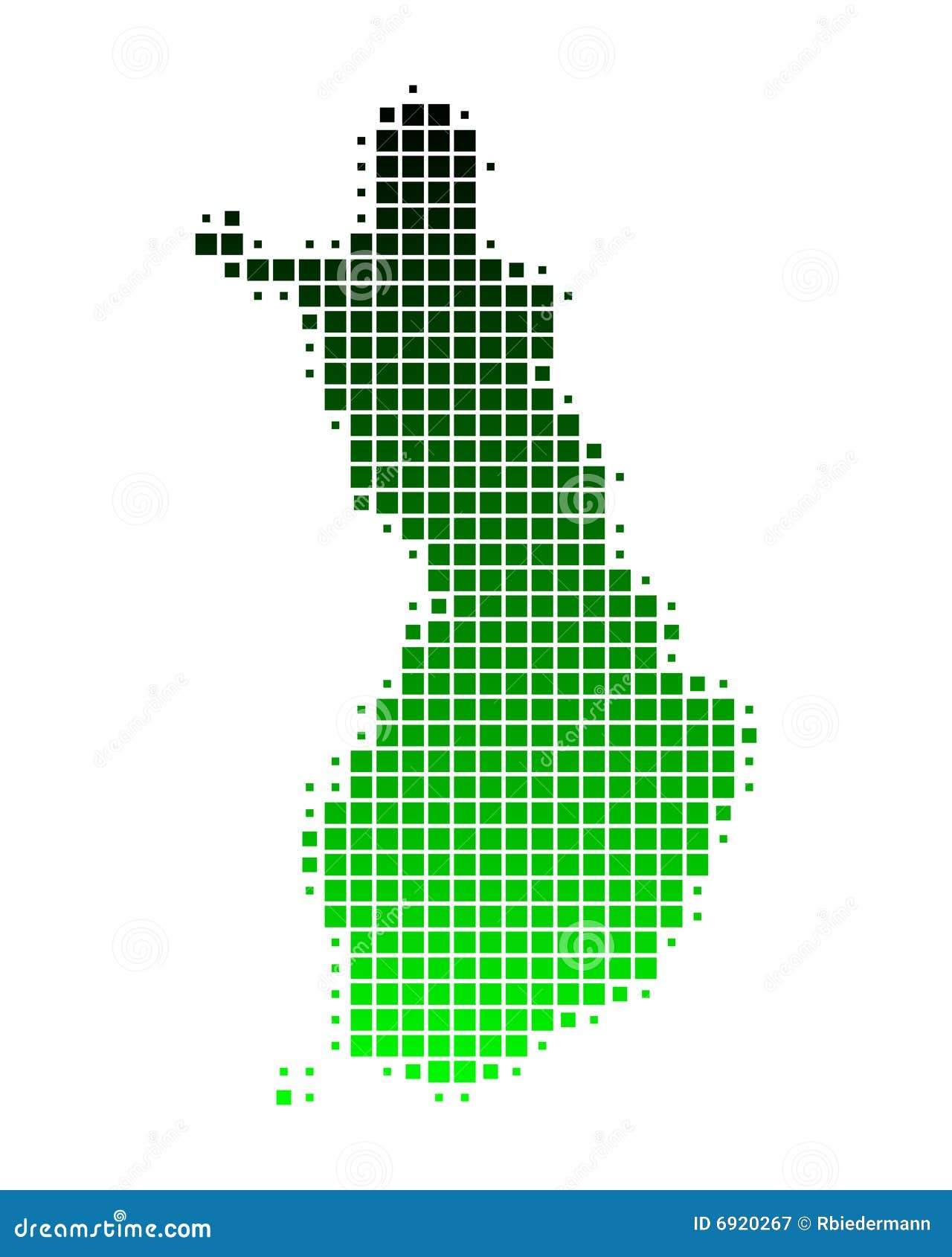Map of Finland stock vector. Illustration of raster, squares - 6920267