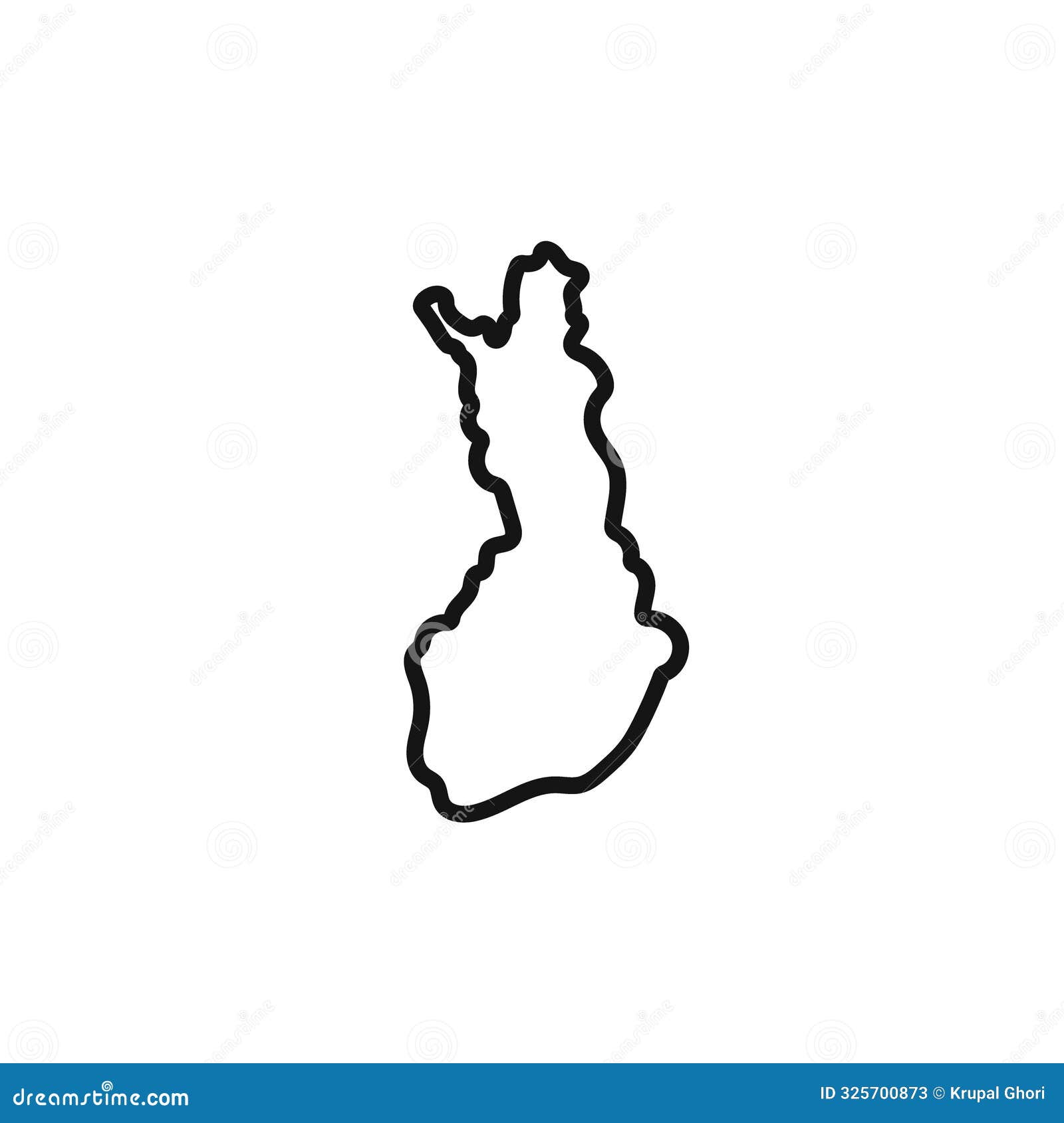 Map of Finland Icon Vector Set Collection for Web Stock Vector ...