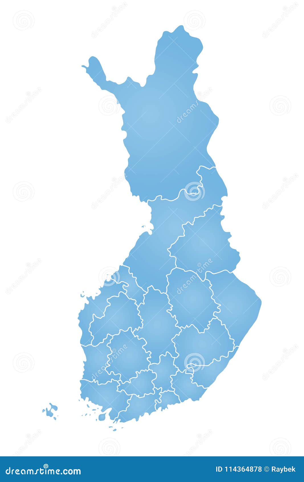 Map of Finland stock illustration. Illustration of icon - 114364878