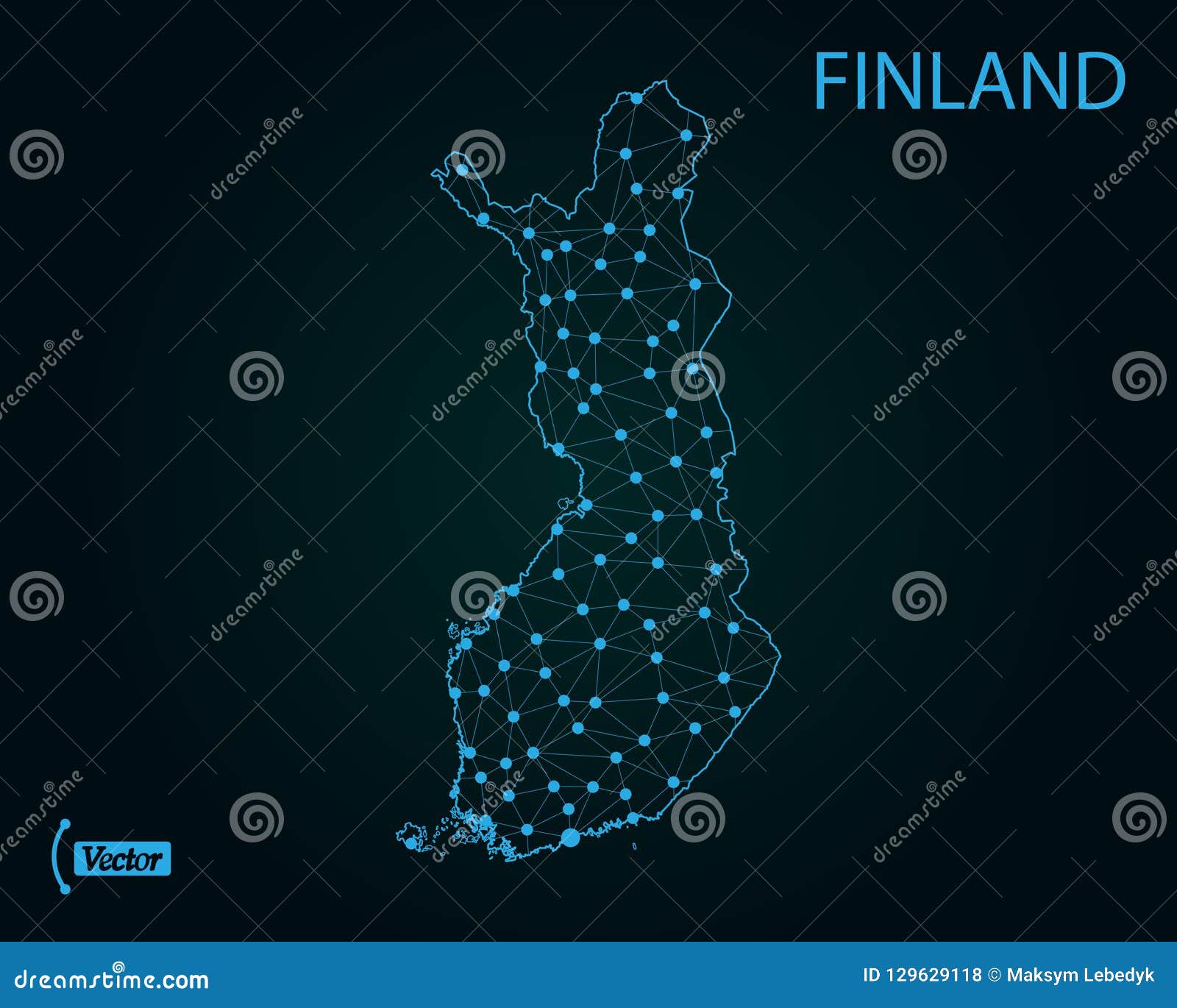 finland on a world map