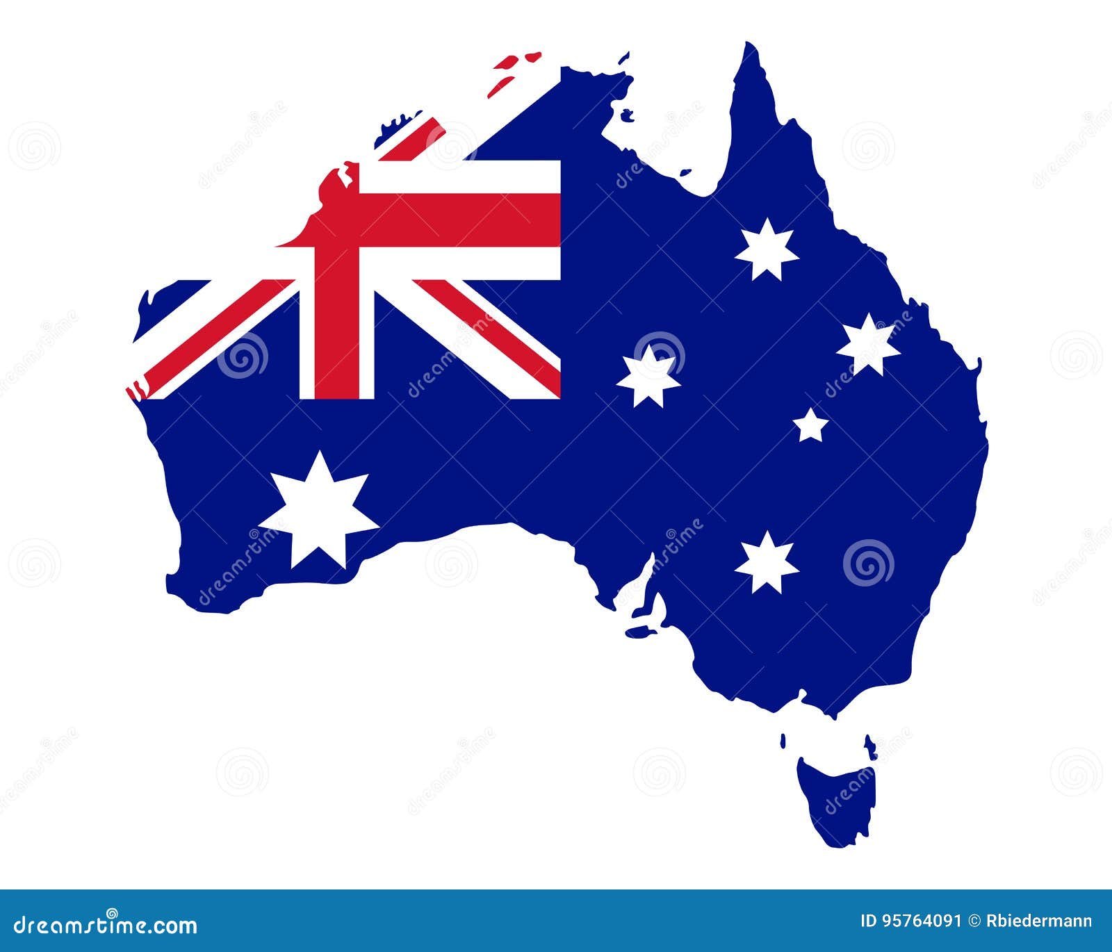 Map and flag of Australia stock vector. Illustration of banner - 95764091