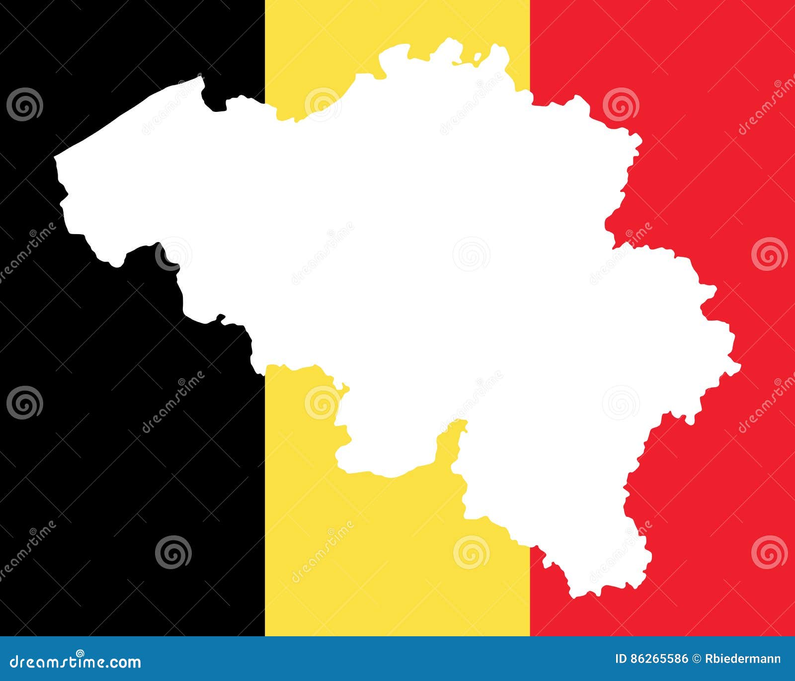 Map and flag of Belgium stock vector. Illustration of travel - 86265586