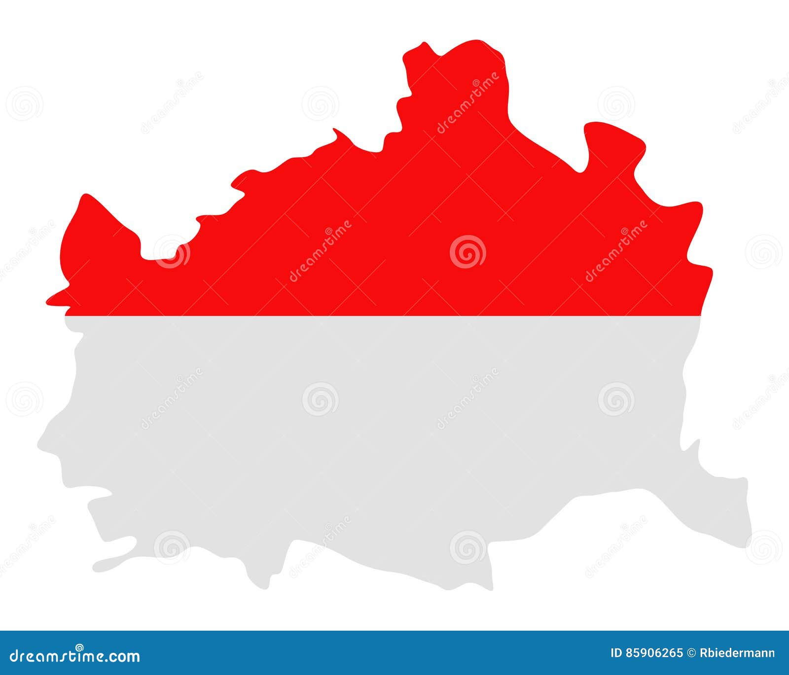 Map and Flag Colors of Vienna Stock Vector - Illustration of austria ...