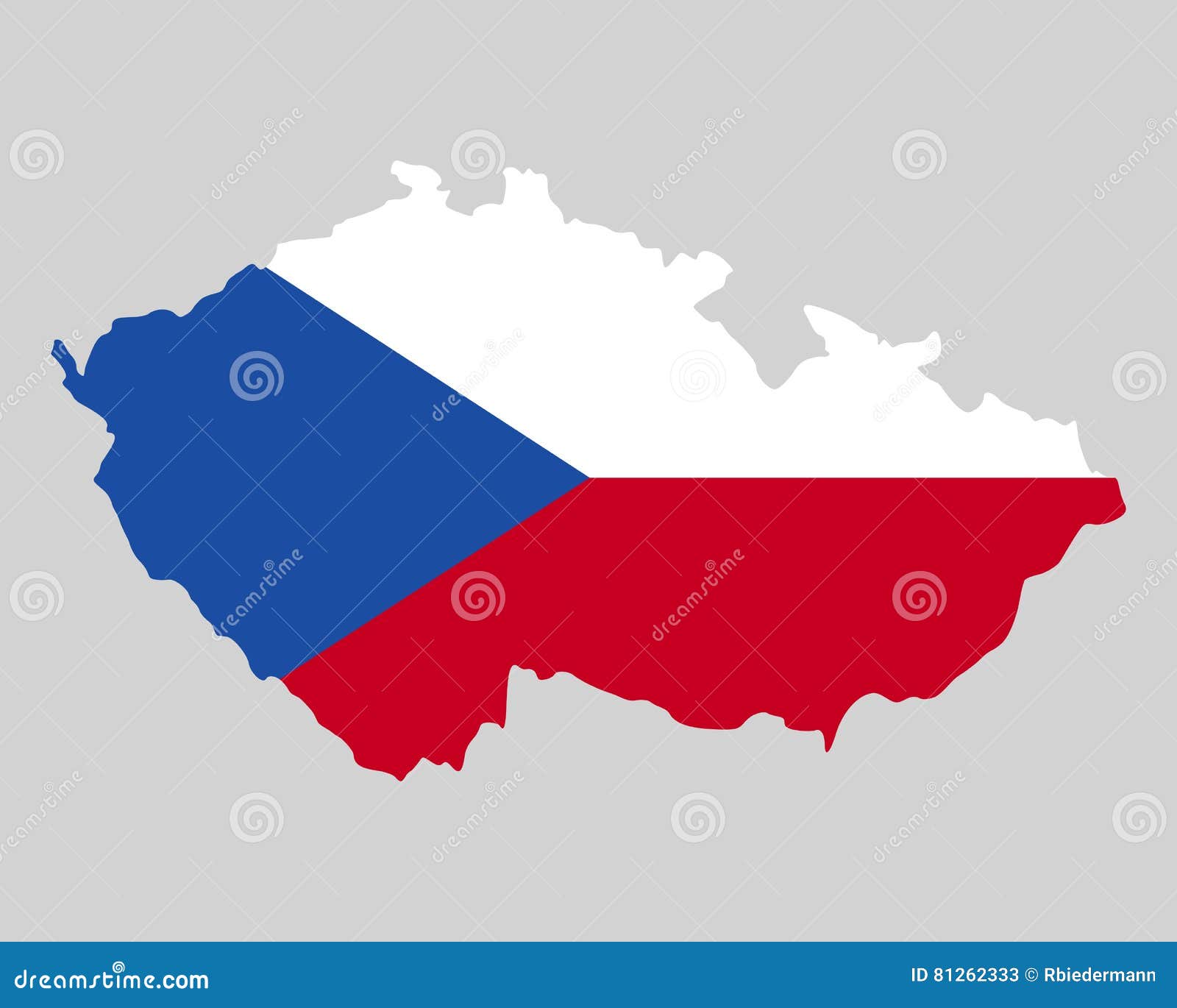 Map and Flag of Czech Republic Stock Vector - Illustration of travel ...
