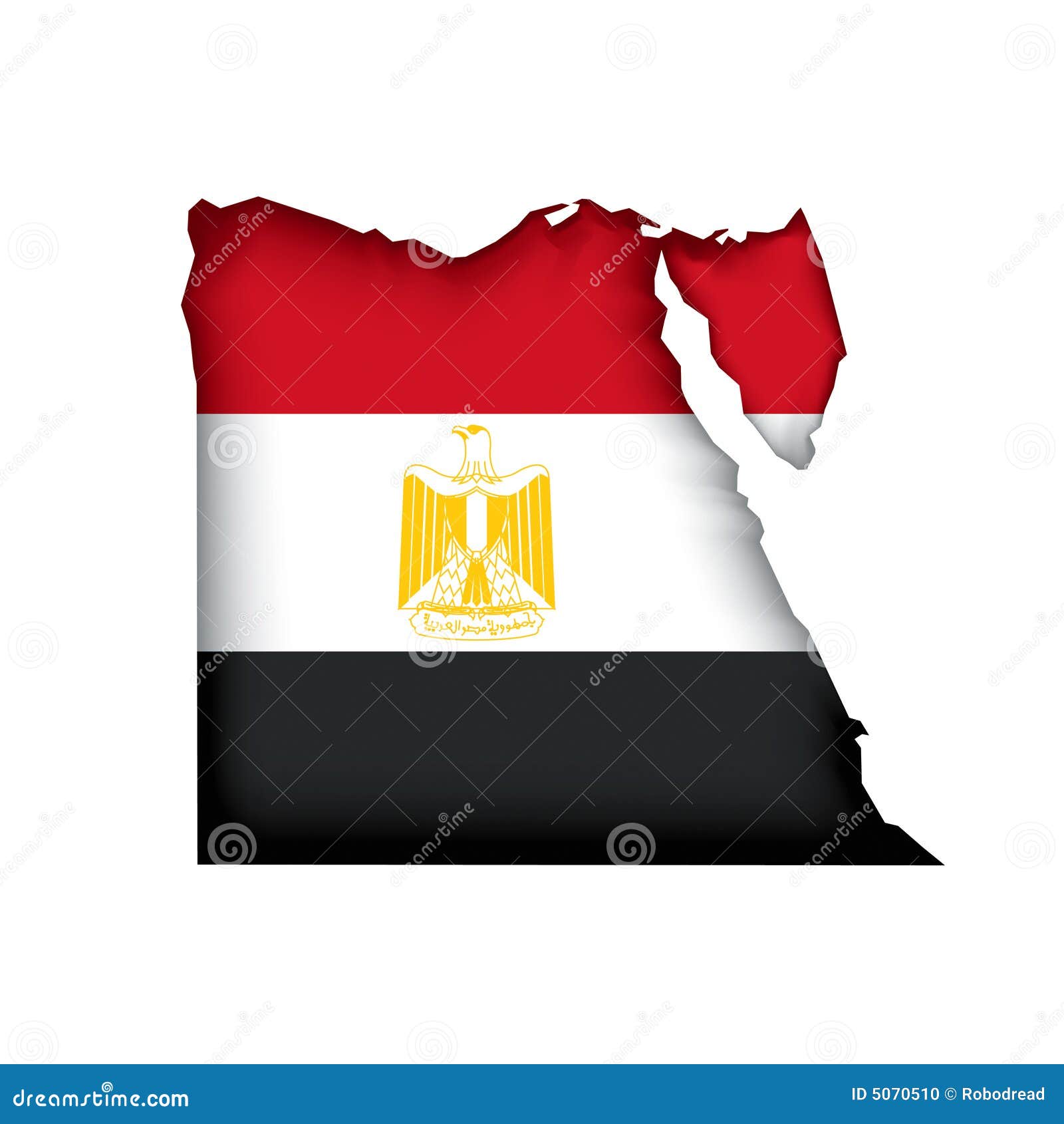 Map flag Egypt (vector) stock vector. Illustration of maps - 5070510