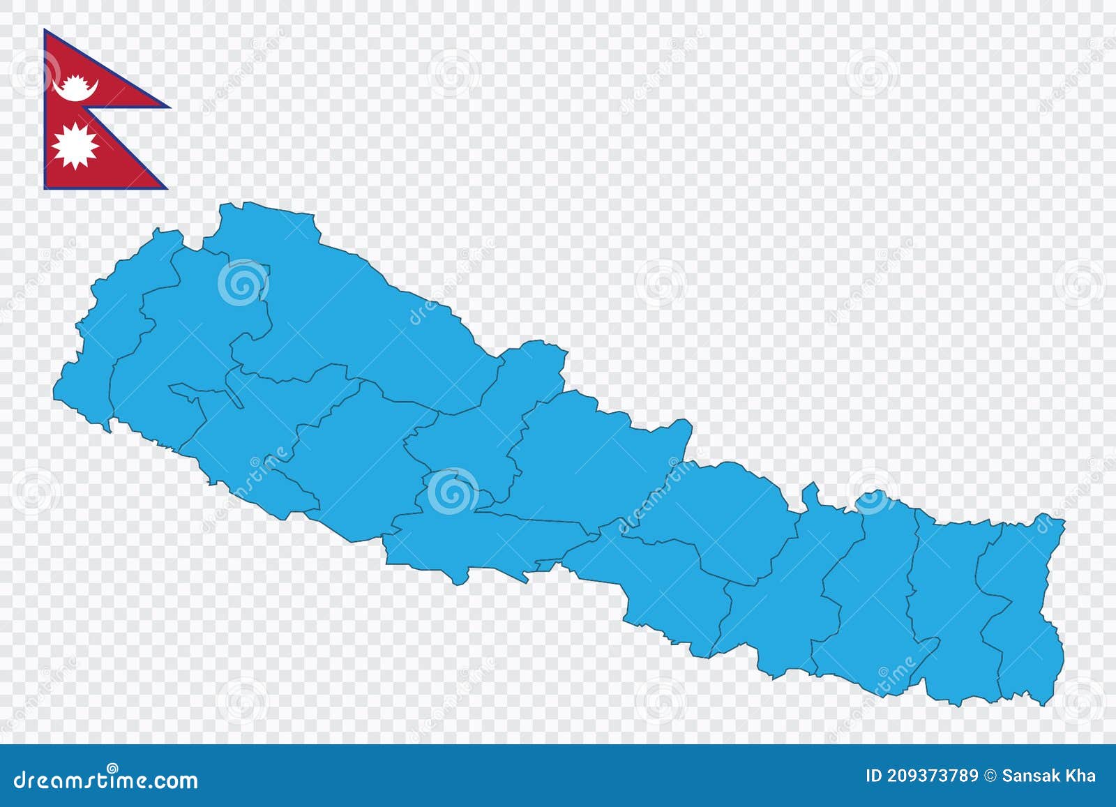 Nepal Map Design. Cartoon Vector | CartoonDealer.com #176266671