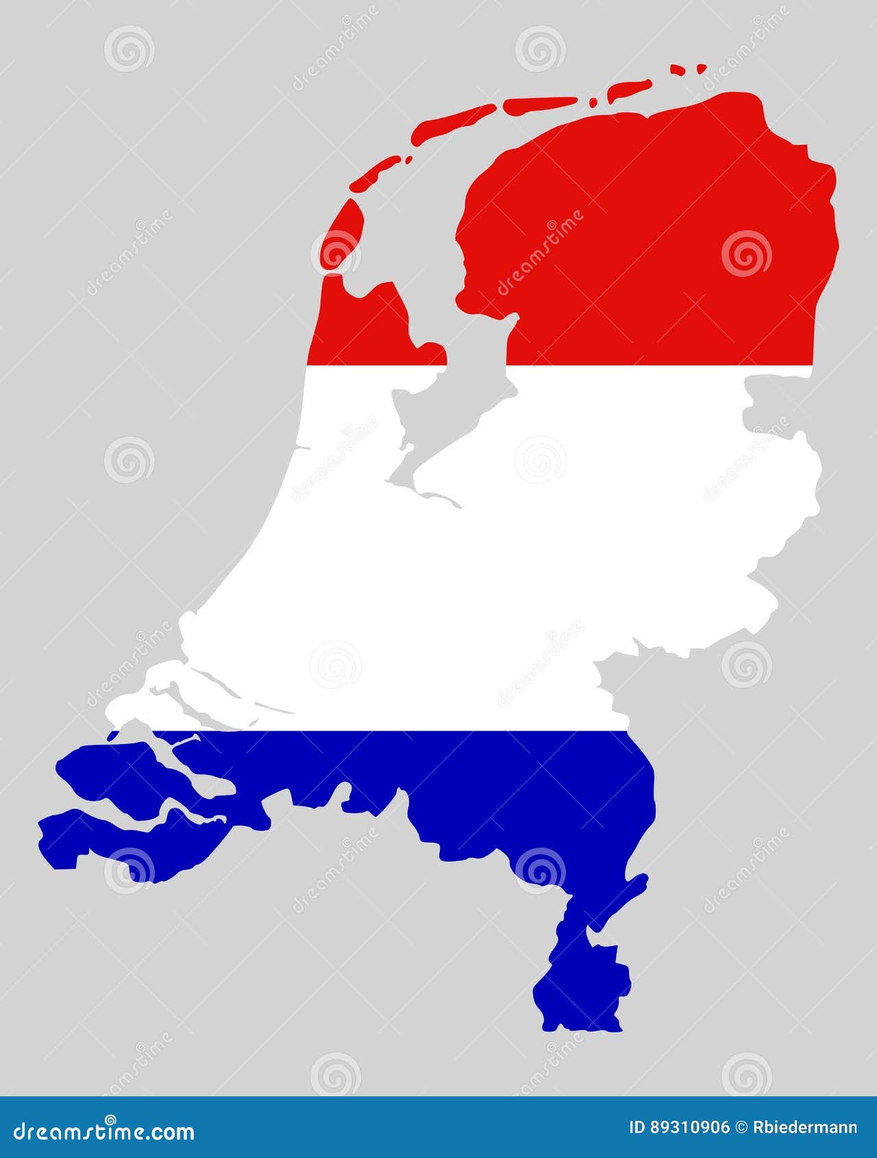 Map and Flag of the Netherlands Stock Vector - Illustration of dutch ...