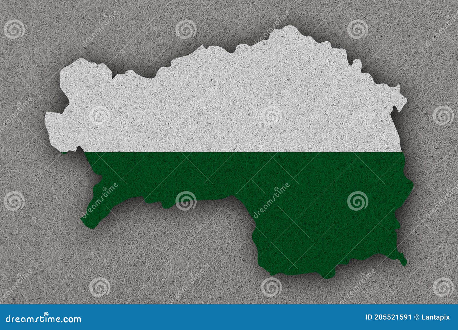 Map and Flag of Styria on Felt Stock Illustration - Illustration of ...