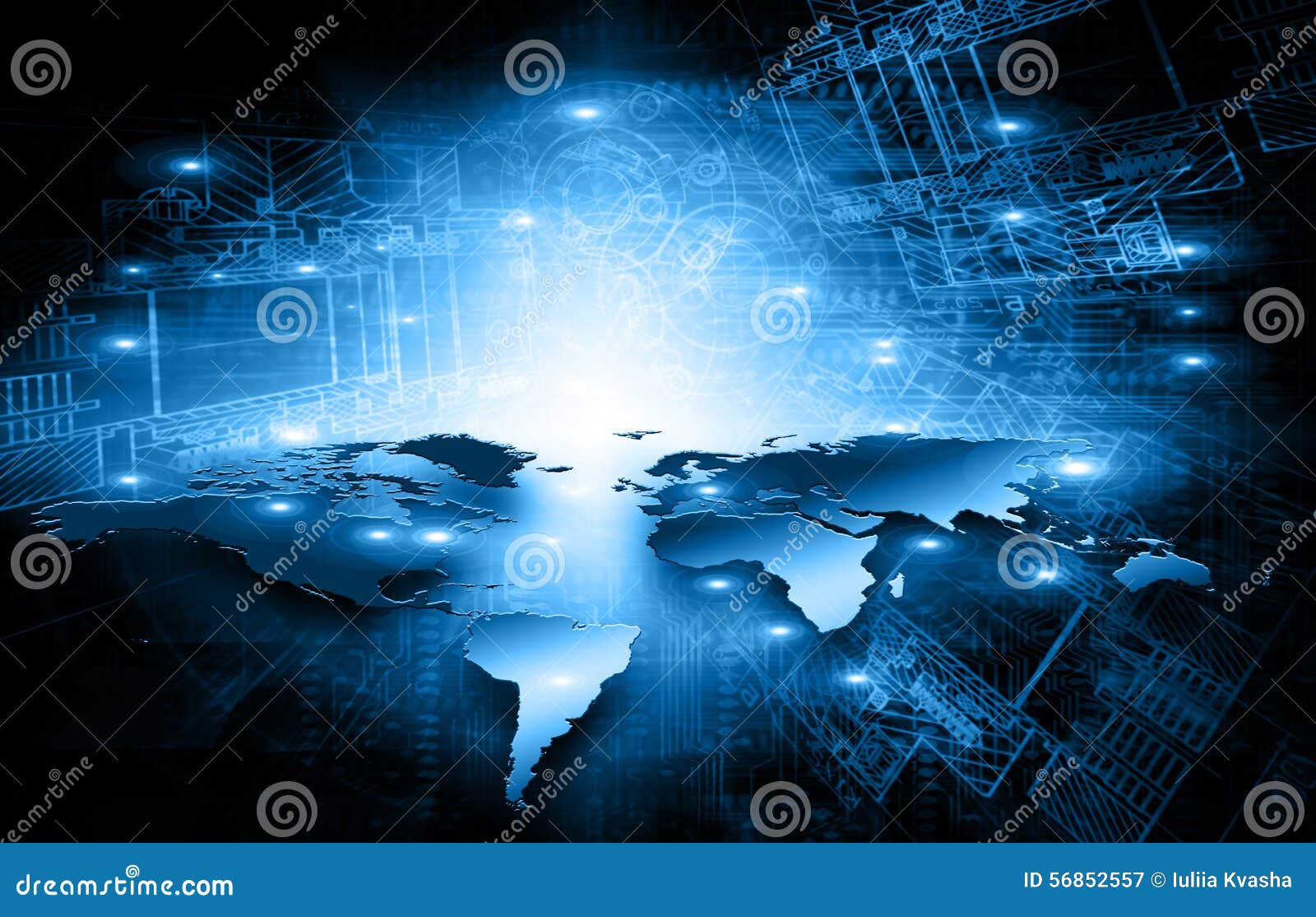 Map, Flashes of Light, Rays, Line Stock Image - Image of blue ...