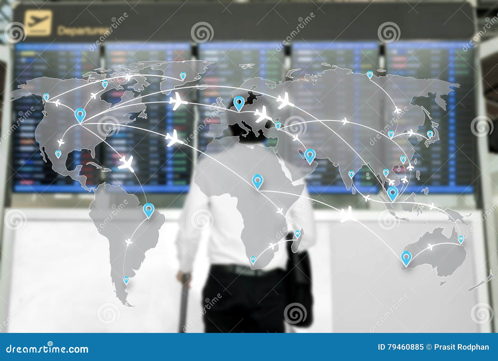Map of Flight Routes Airplanes Network Use for Global Travel Stock ... Map of Flight Routes Airplanes Network Use for Global Travel Stock ...