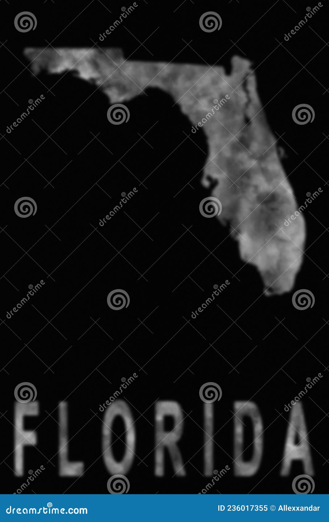 Map of Florida Made of Smoke, Air Pollution Stock Image - Image of ...
